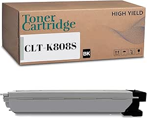Amazon.com: NEFSAM Compatible Toner Cartridge Replacement for Samsung CLT-K808S CLT-C808S CLT ...