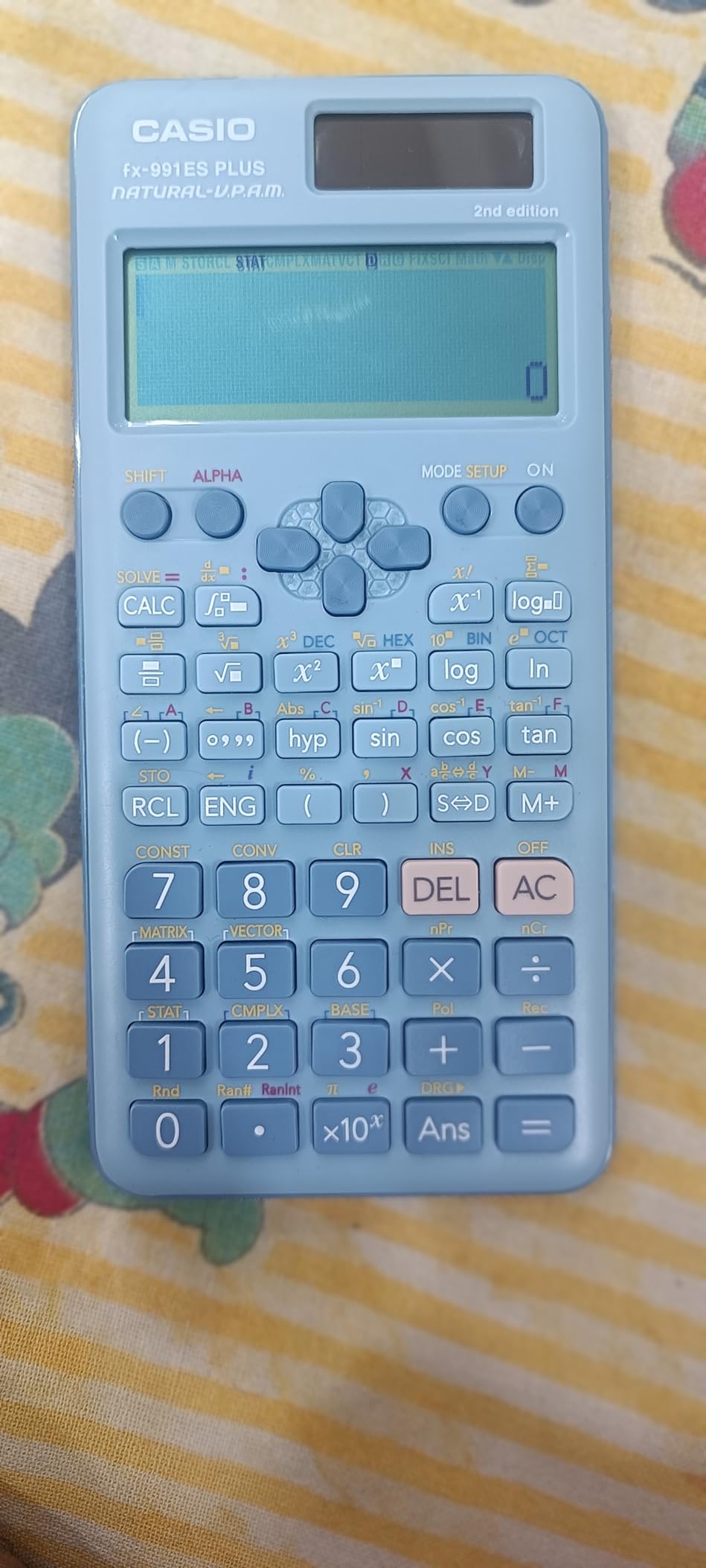 Casio FX-991ES Plus Blue 2nd Gen Non-Programmable Scientific Calculator ...