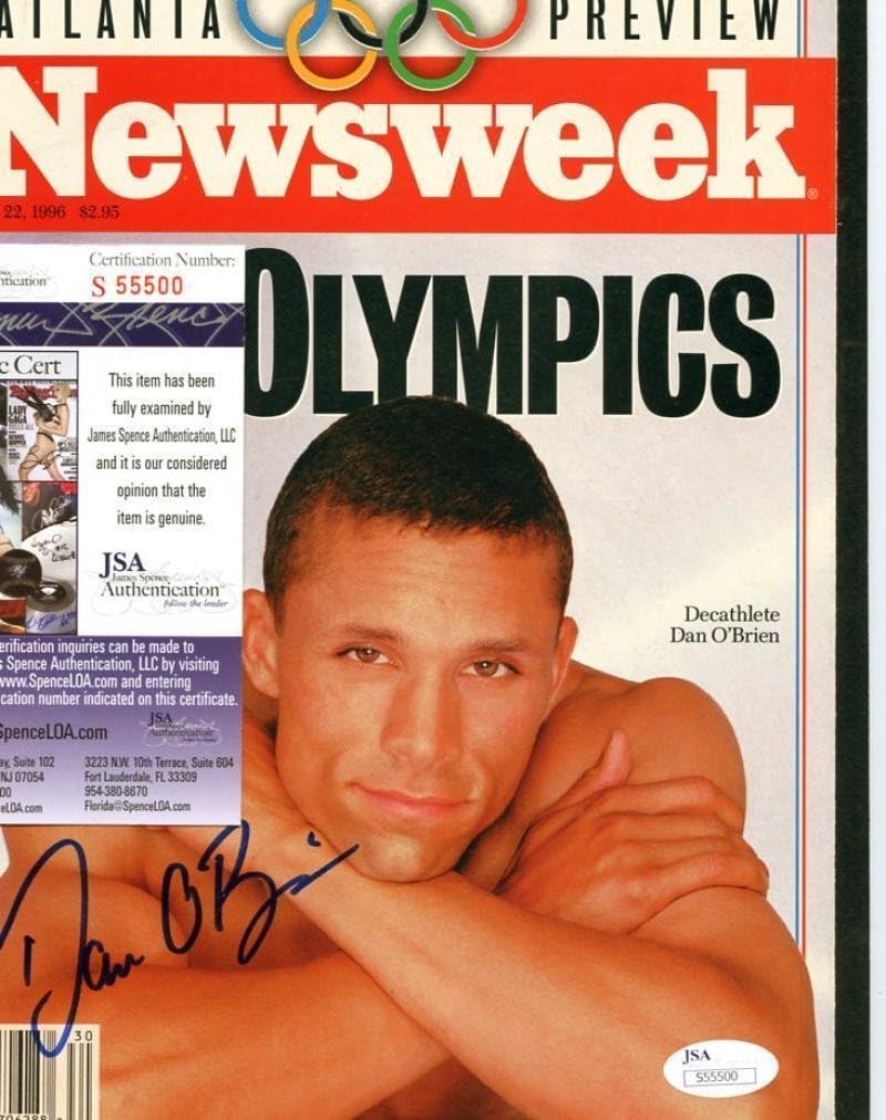 Dan O'brien Usa Olympic Gold Medalist Signed Newsweek Magazine Jsa ...