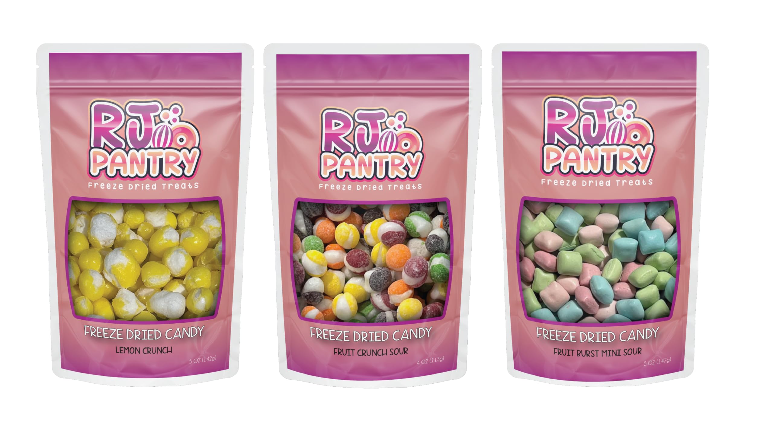 Snapklik.com : Freeze Dried Candy 3 Pack Fruit Crunch Sour, Lemon ...