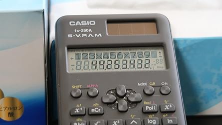 Amazon | カシオ 関数電卓 2桁表示・統計計算 199関数・機能 fx-290A-N | 関数電卓 | 文房具・オフィス用品