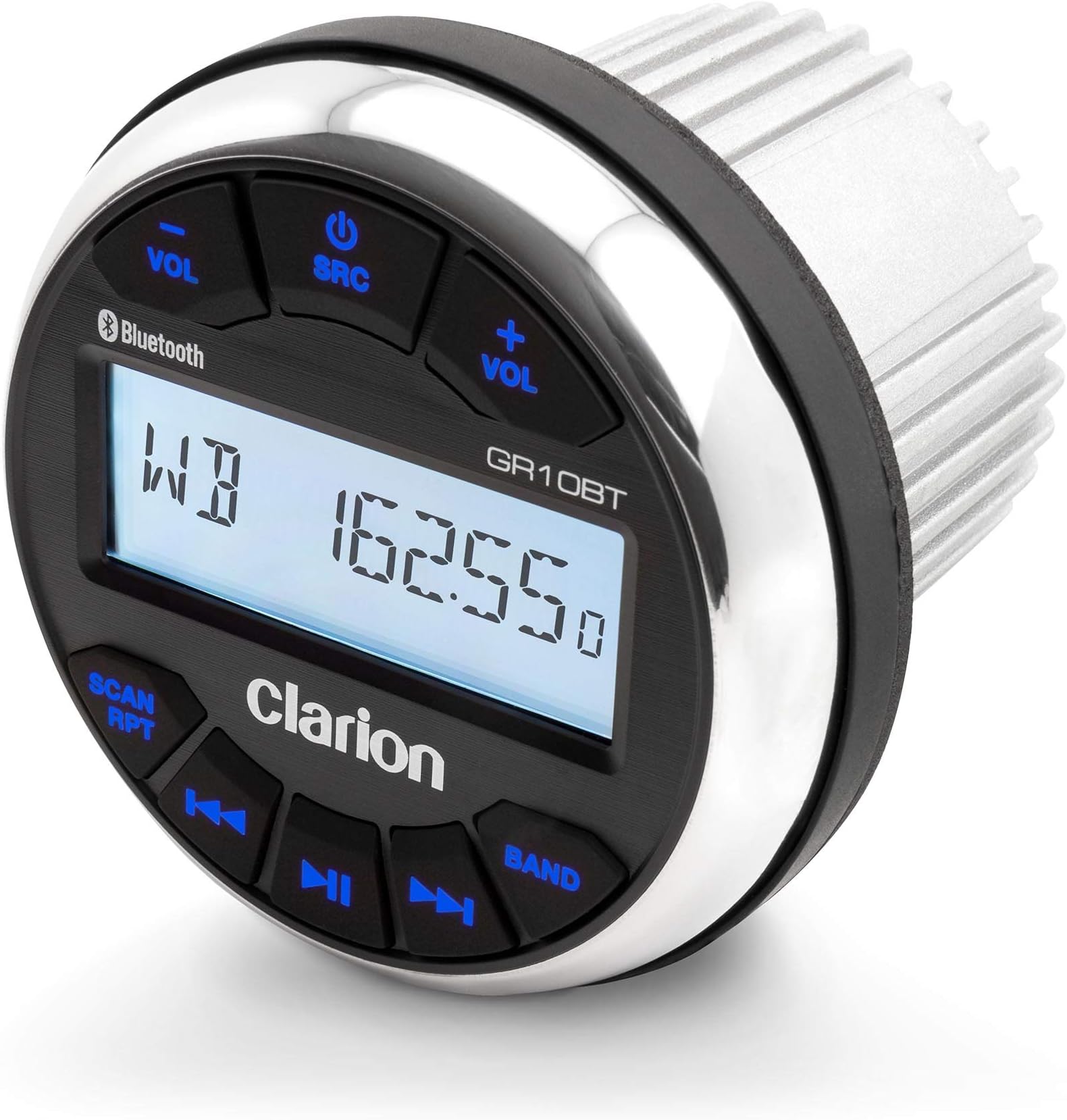 Amazon.com: Clarion GR10BT Marine USB/MP3/WMA Gauge Mount Receiver with ...