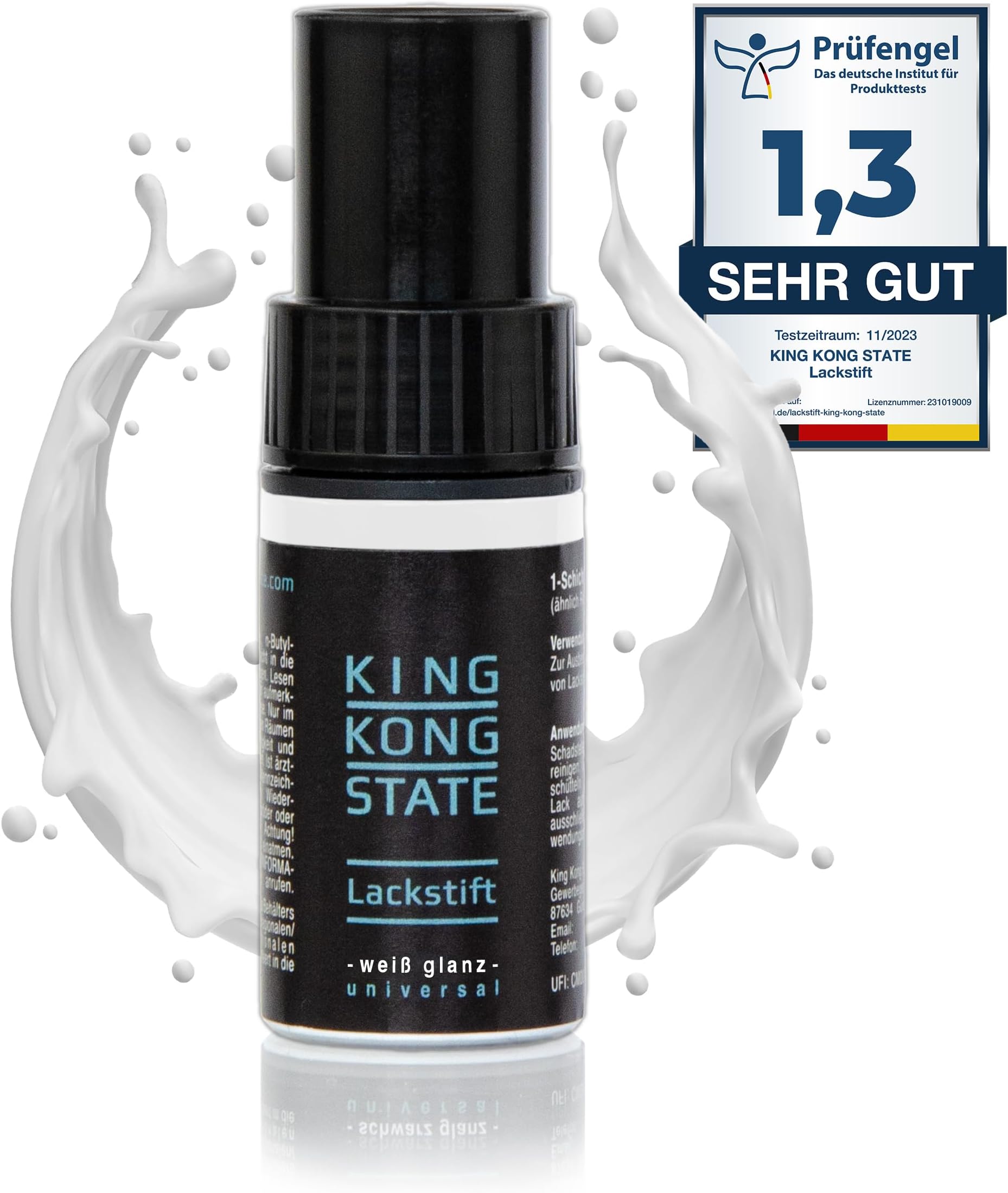 Audi Original VW Lackstift Set Pure White LC9A : Amazon.de: Auto & Motorrad