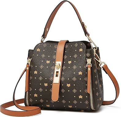 FOXER Faux PVC Leather Small Crossbody Purse for Women Fashion ...