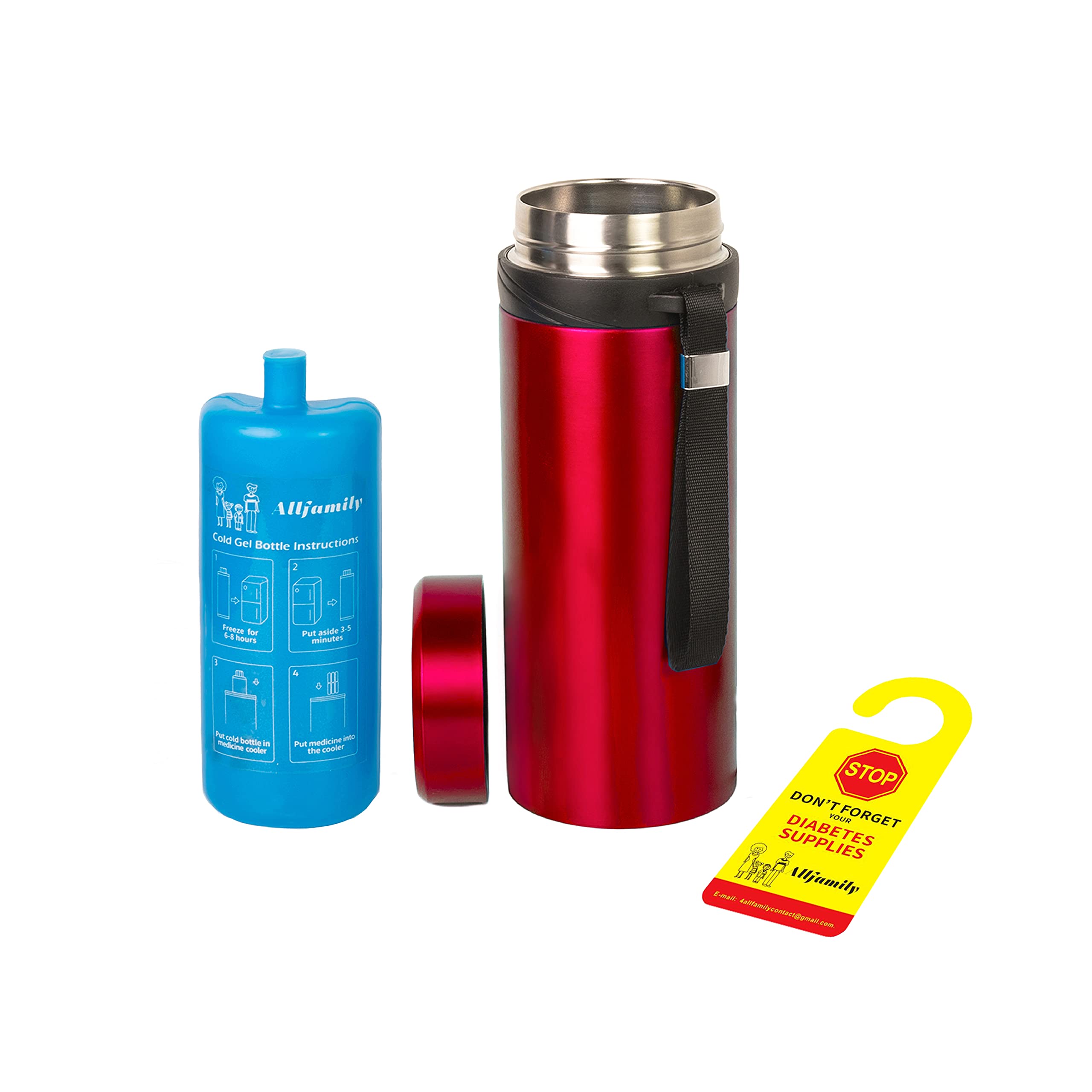 Buy 4ALLFAMILY Nomad Big 48H 7 Pen Insulin Cooler Travel CASE Medicine buy-4allfamily-nomad-big-48h-7-pen-insulin-cooler-travel-case-medicine