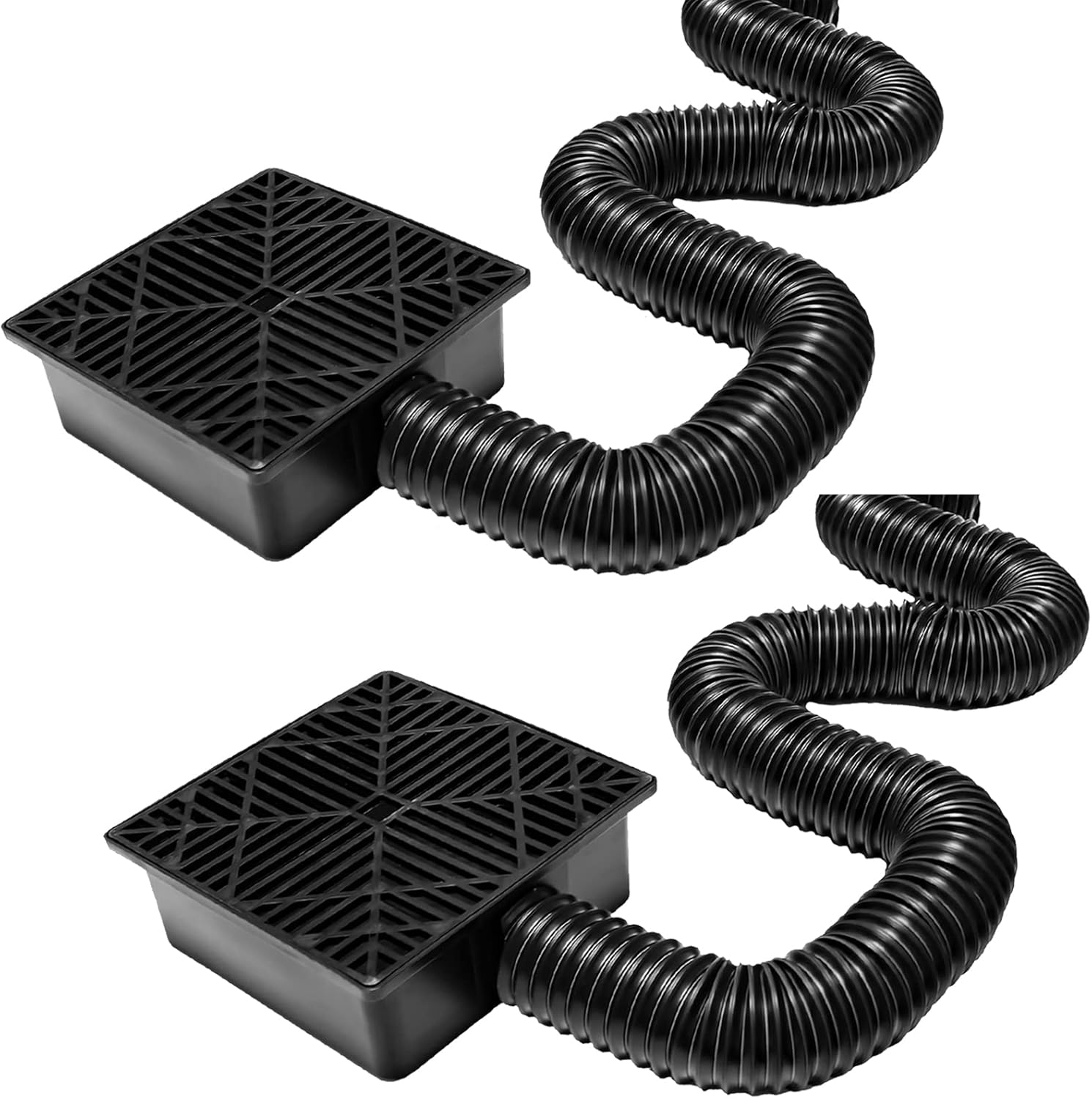Amazon.com : ZNNCO Upgraded Gutter Downspout Extensions Flexible, 2PCS ...
