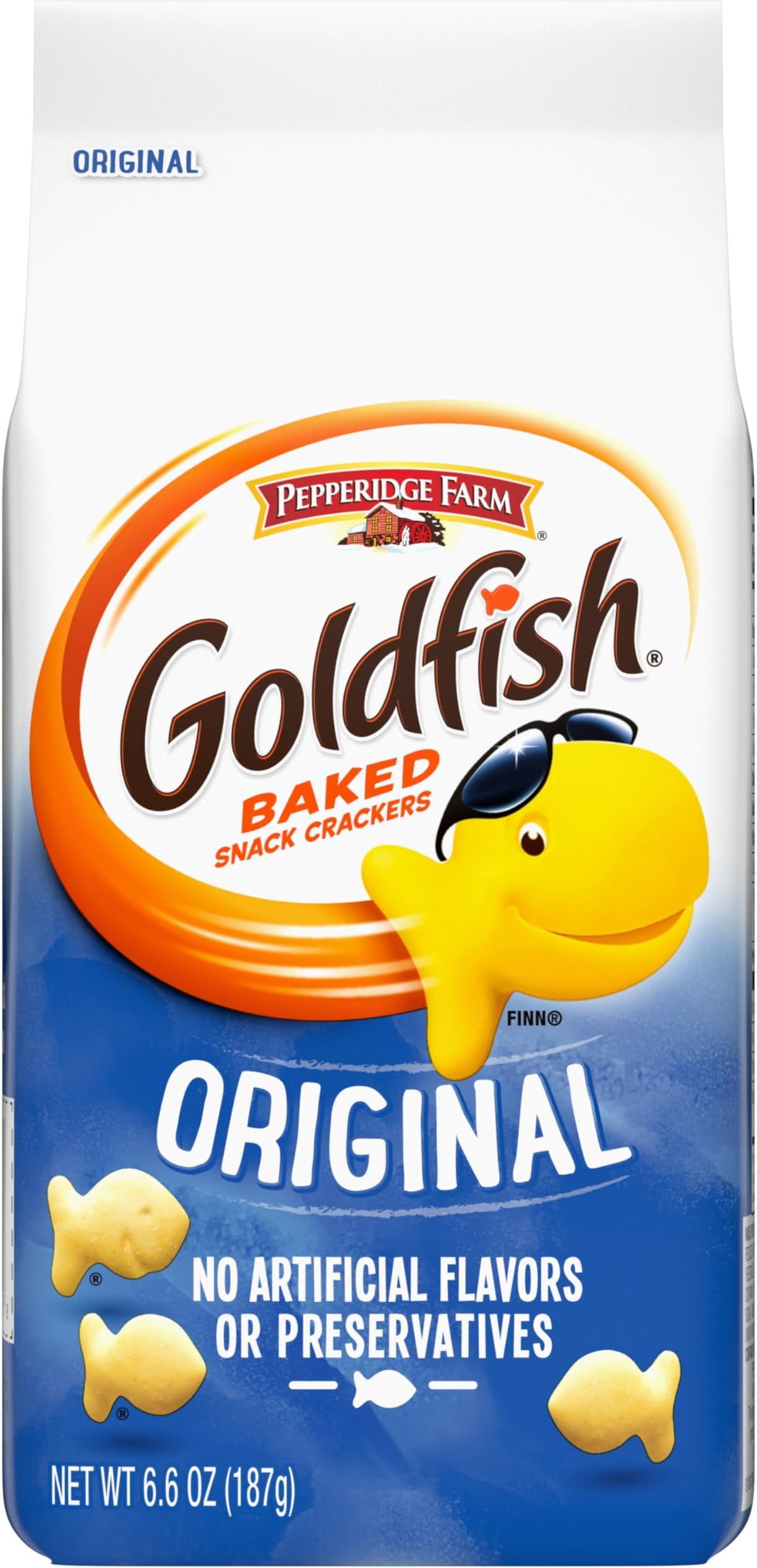Amazon.com: Goldfish Original Crackers, Snack Crackers, 6.6 oz bag