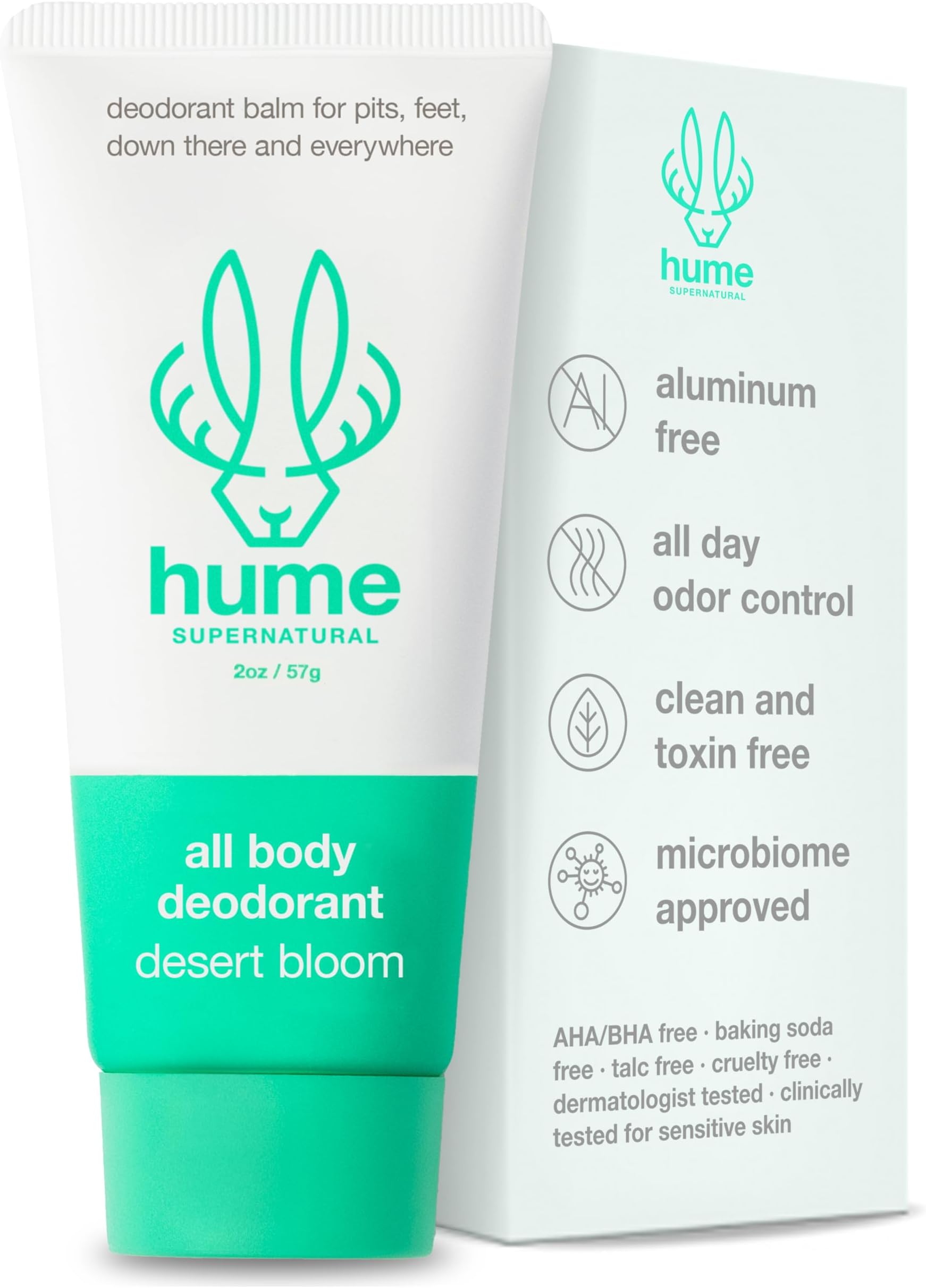 Amazon.com : hello Clean & Fresh All Over Whole Body Deodorant Cream ...