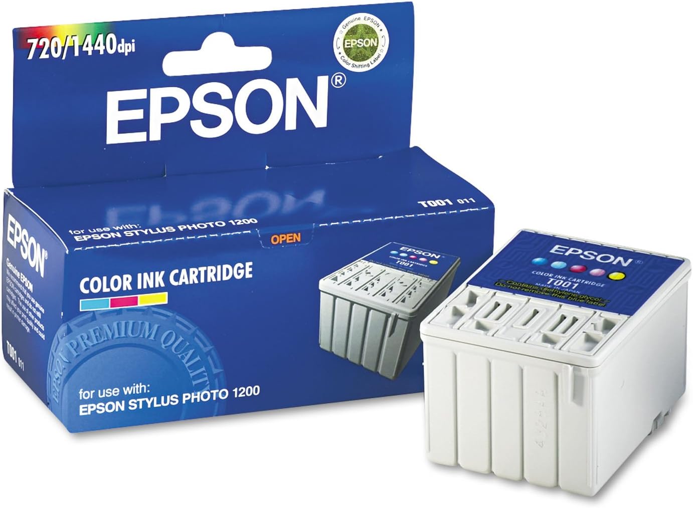 Epson Colour Original Ink Cartridge Colour T001011 T001: Buy Online at ...