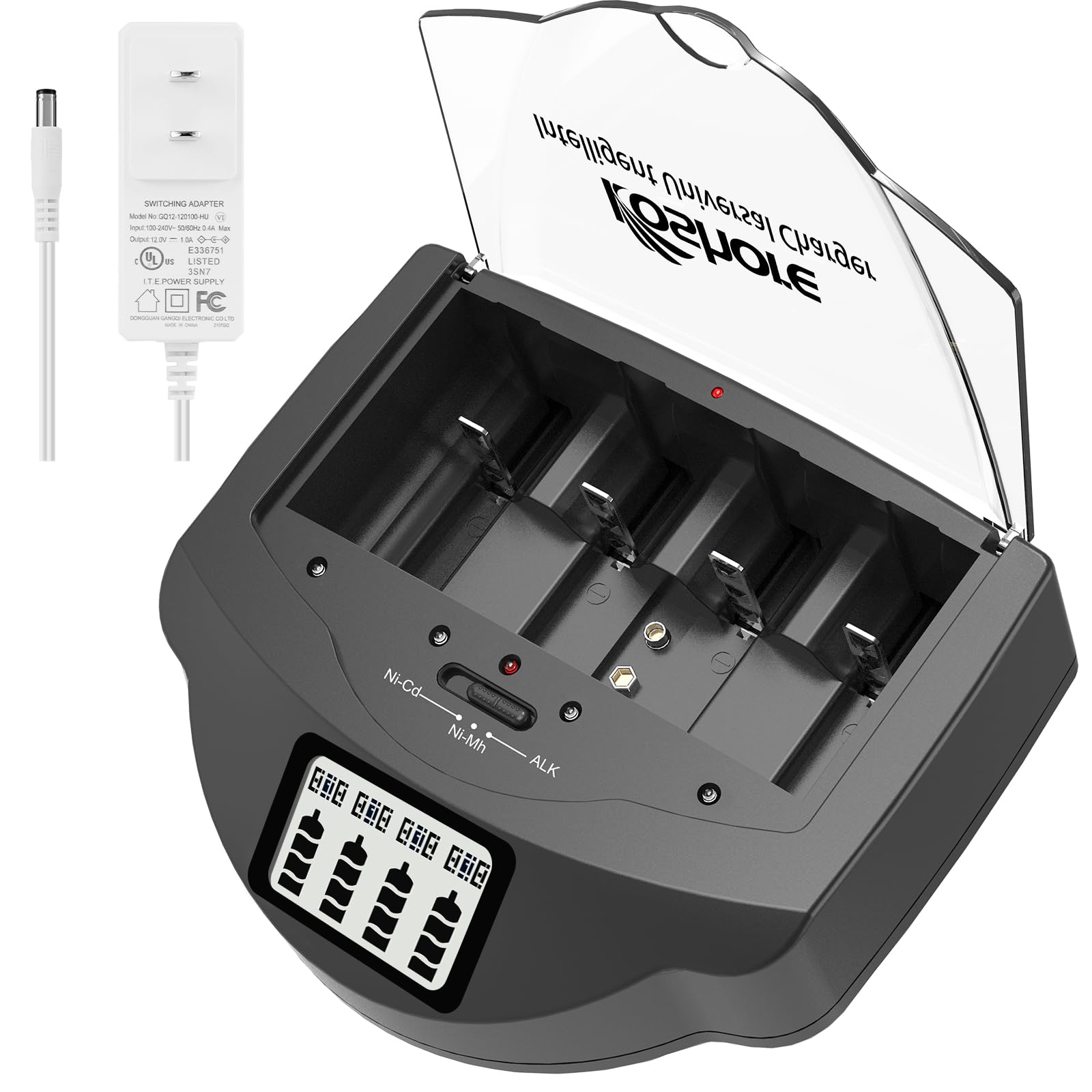 Amazon.com: Koshore Alkaline Battery Charger, Balance Charger ...