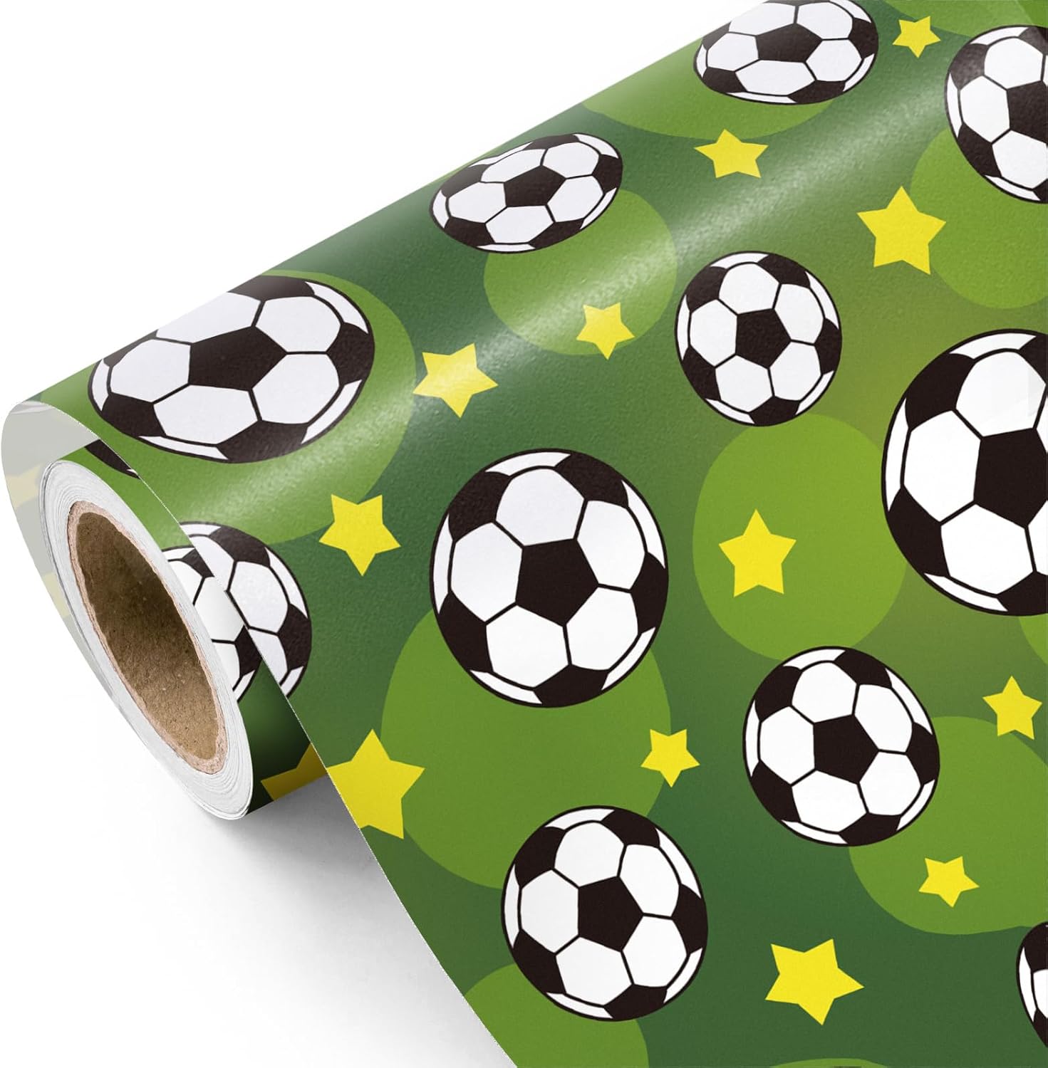 Amazon.com: WRAPAHOLIC Football Wrapping Paper Roll - Mini Roll - 17 ...