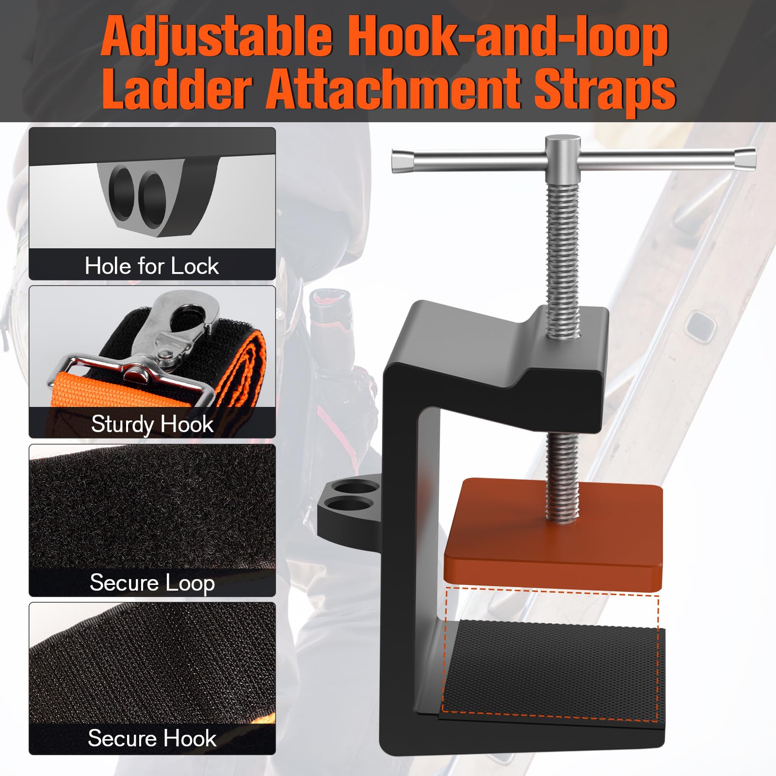 Snapklik.com : Ladder Stability Anchor, Ultimate Ladder Safety Kit ...