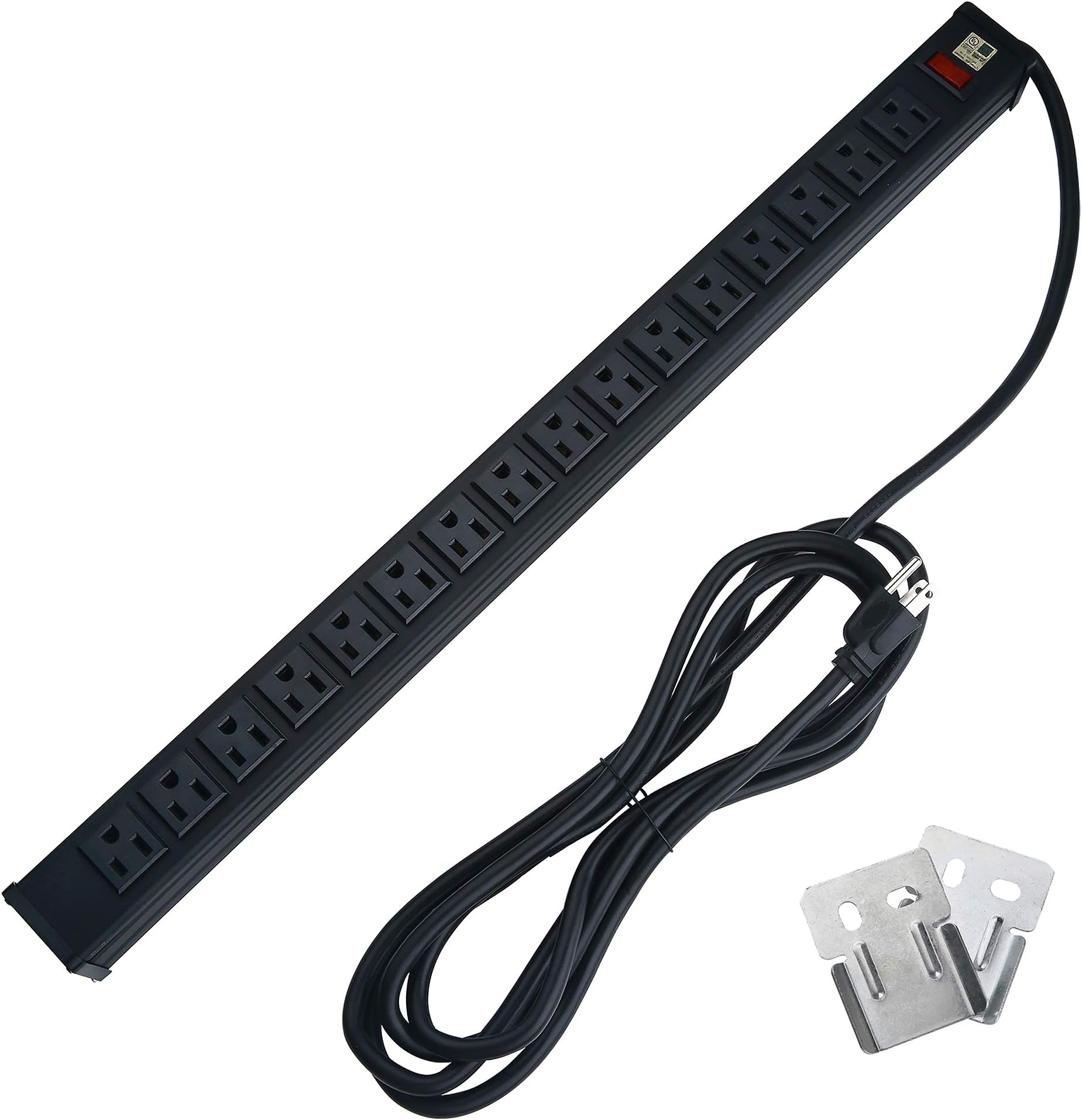 Amazon.com: 16 Outlets Power Strip,Heavy Duty Metal Socket Power Strip ...