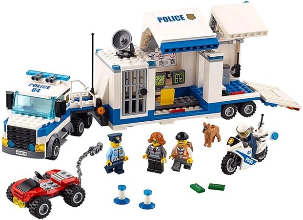 Amazon.com: LEGO City Police Mobile Command Center Truck 60139 Building ...