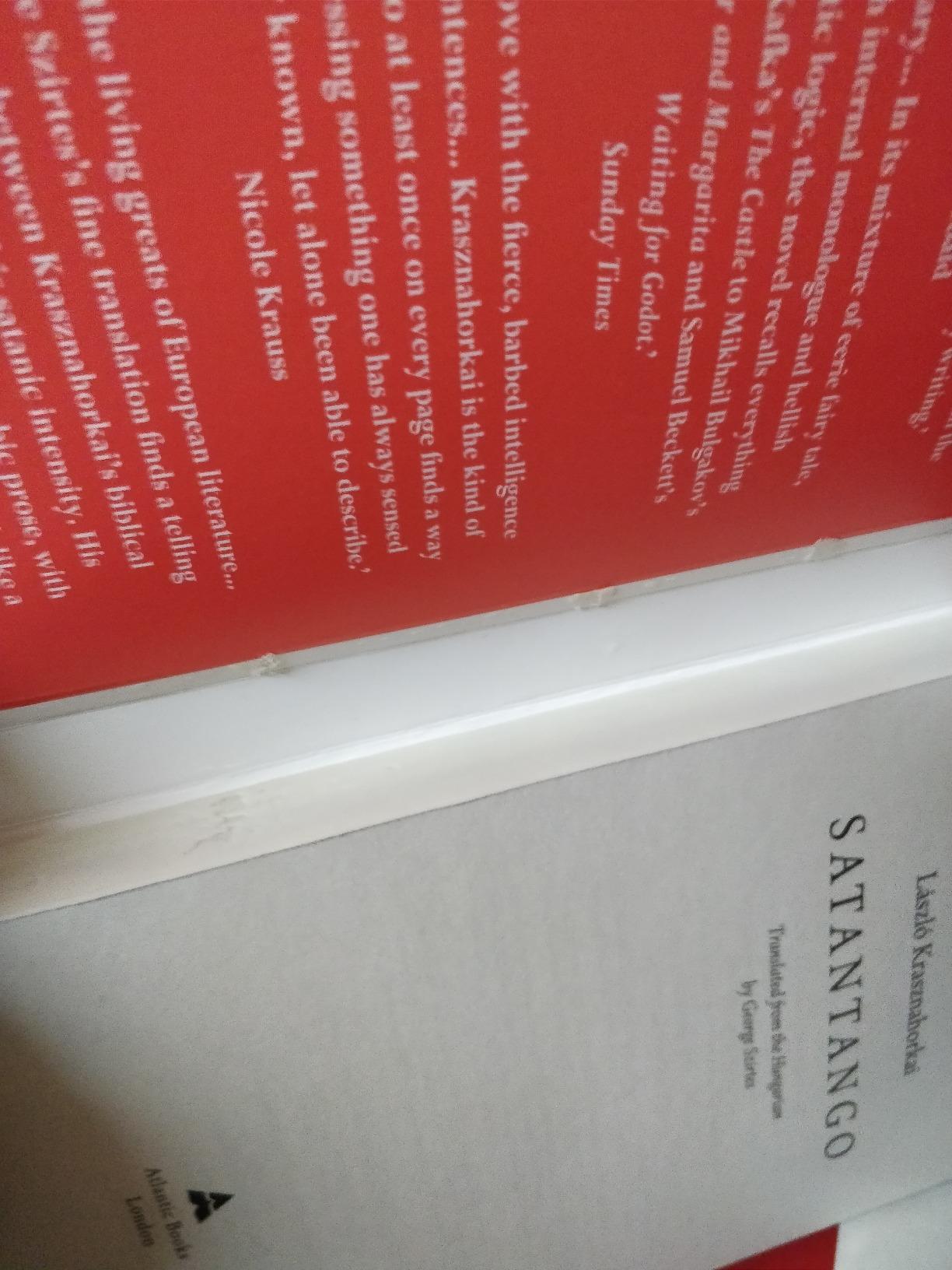 SATANTANGO : Krasznahorkai, László, Szirtes, George: Amazon.in: Books