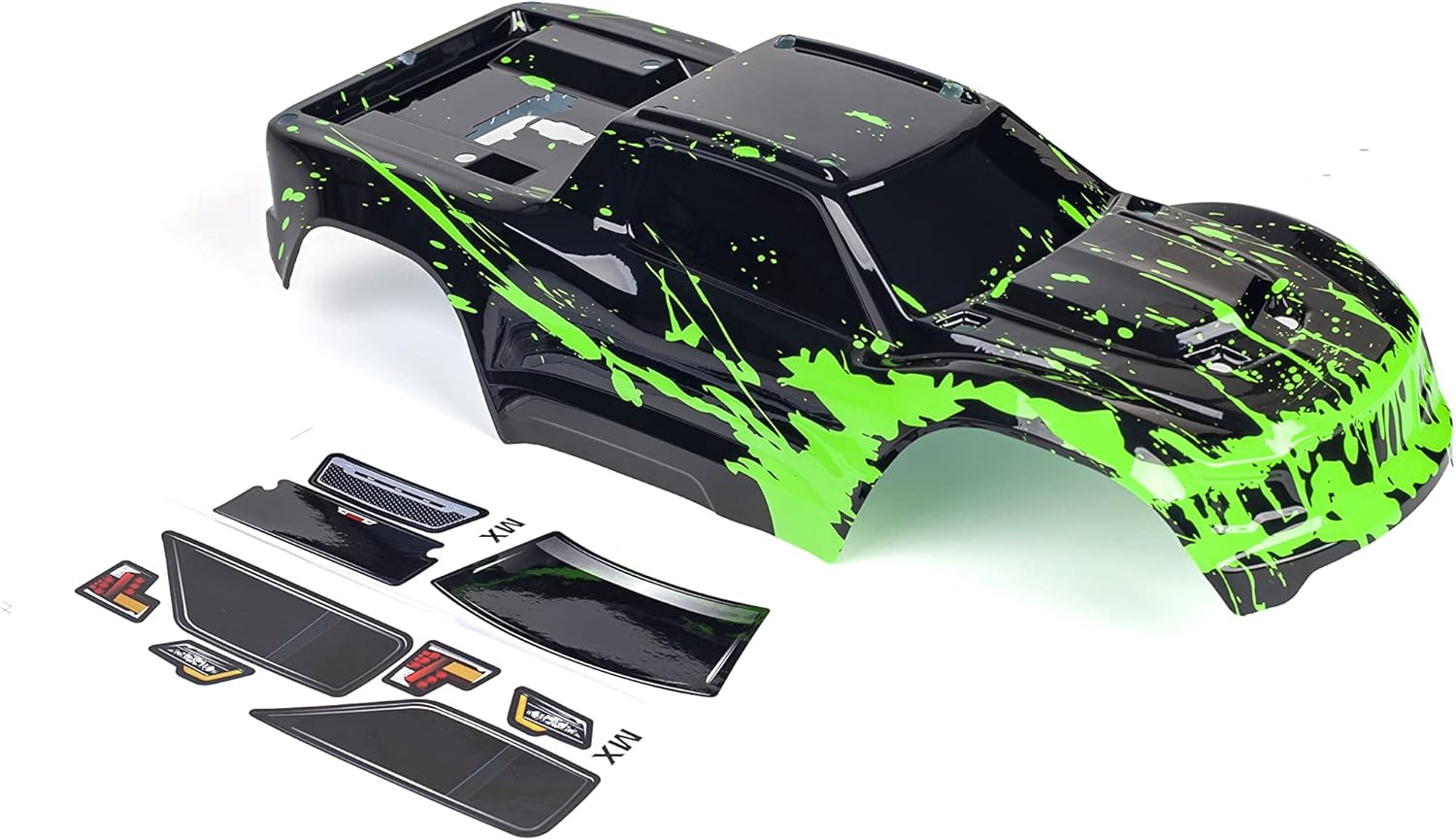 Amazon.com: Custom Body Muddy Green Style Compatible for V1 Traxxas ...