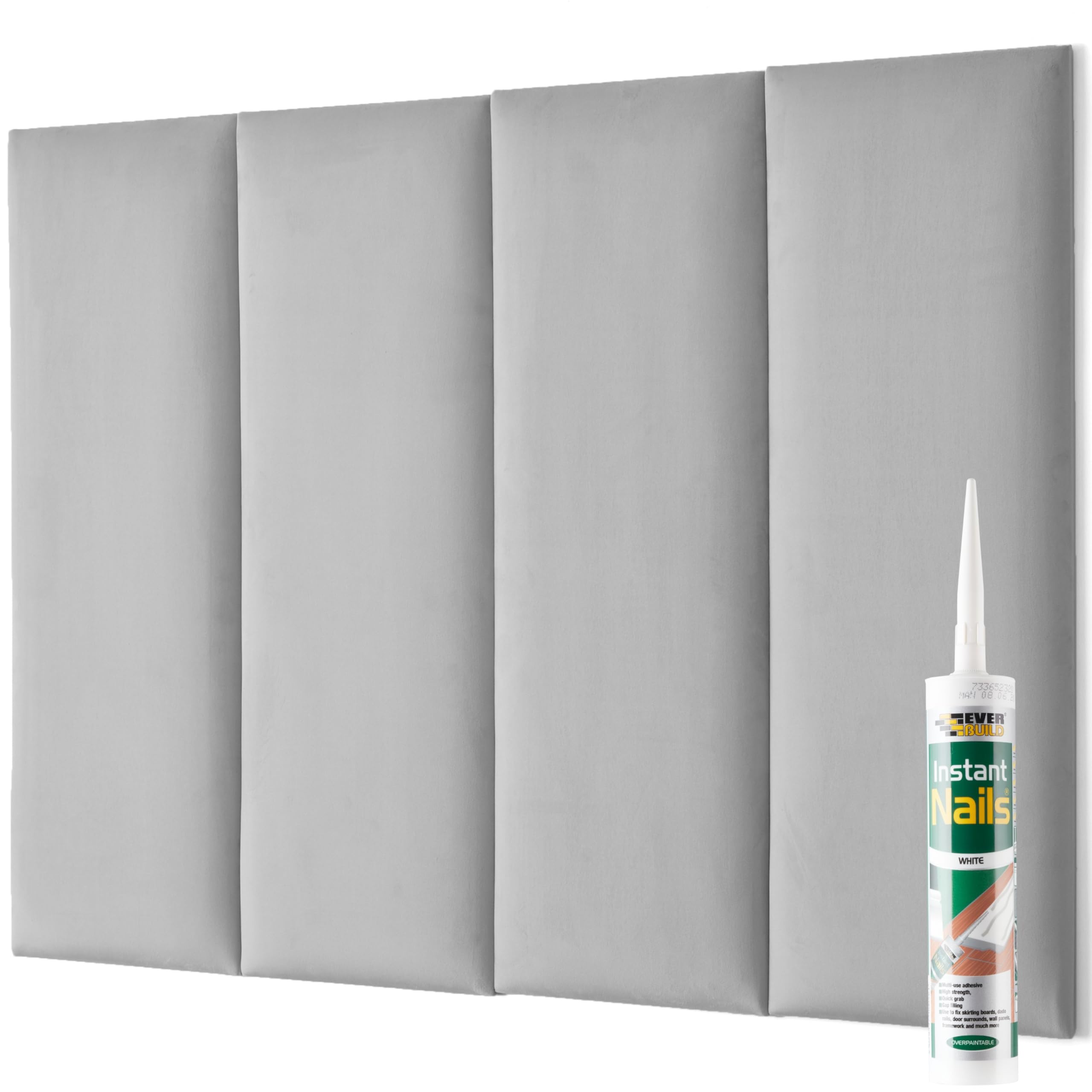 NOVECRAFTO Padded Wall Panels Set of 4 With Adhesive Included H 31.5 x ...
