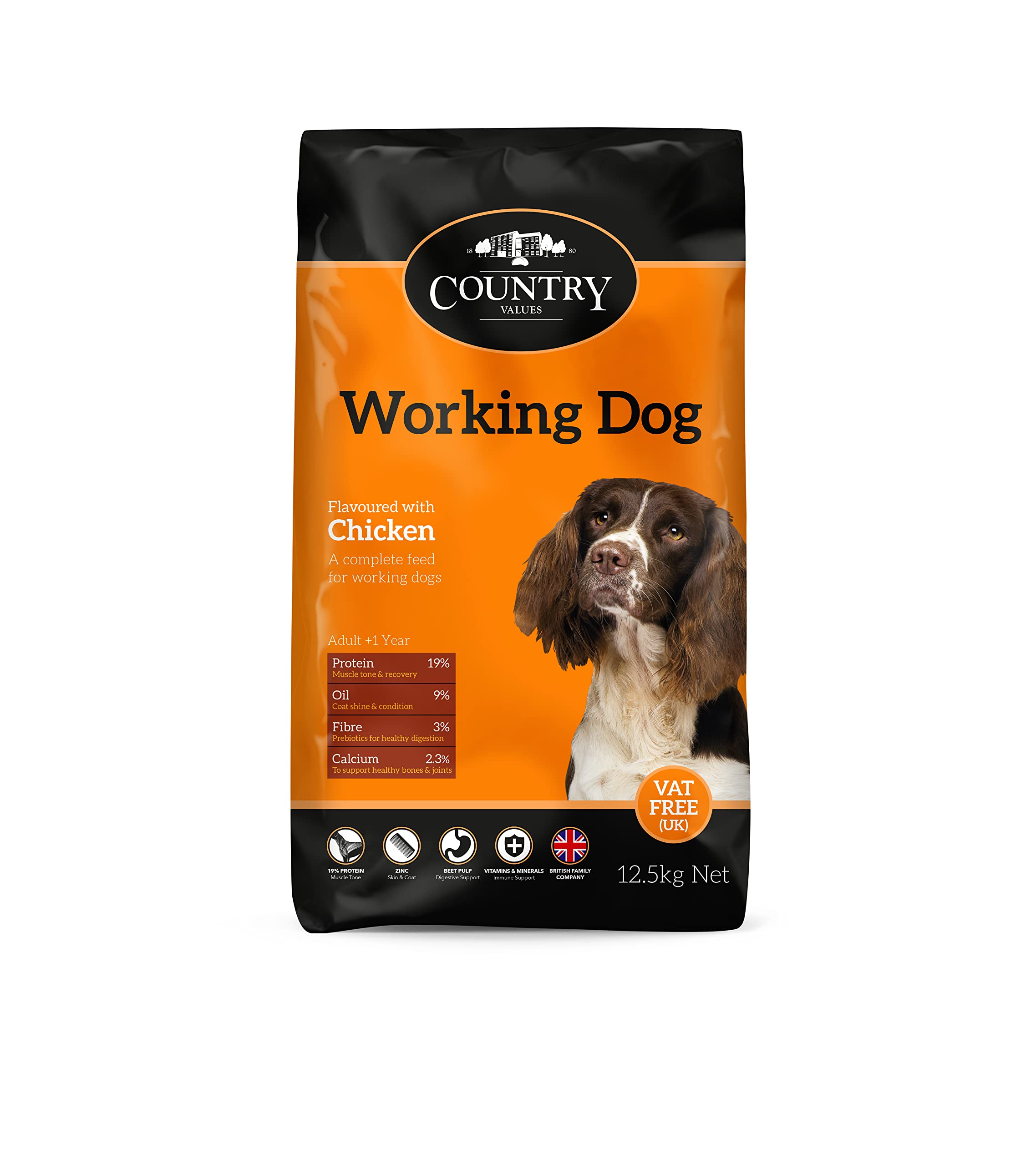 Country Values Chicken, Complete Dry Dog Food, 12.5kg : Amazon.co.uk ...