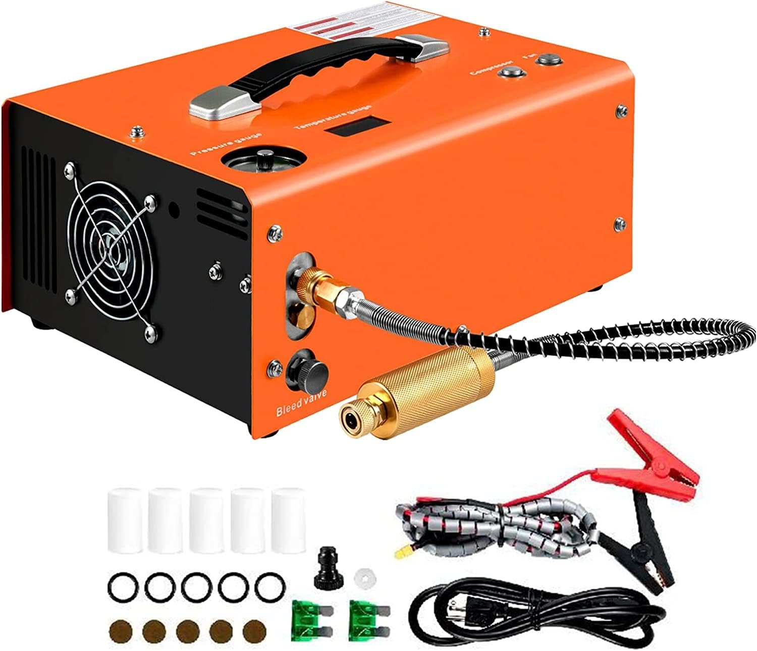 PCP Air Compressor, 300bar 4500psi Portable High Pressure Pump ...