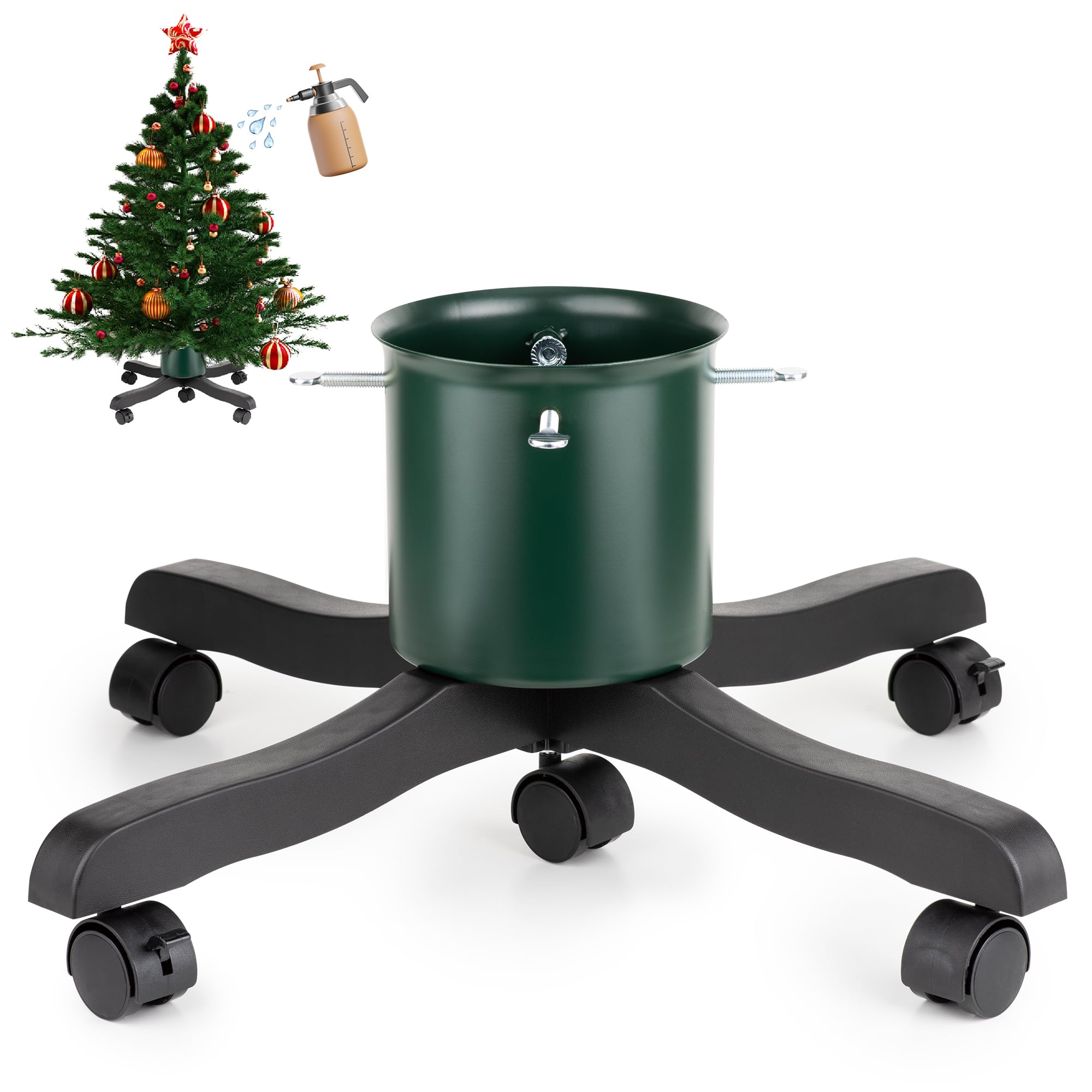 Amazon.com: Live Christmas Tree Stand : Real Christmas Tree Stand Base ...