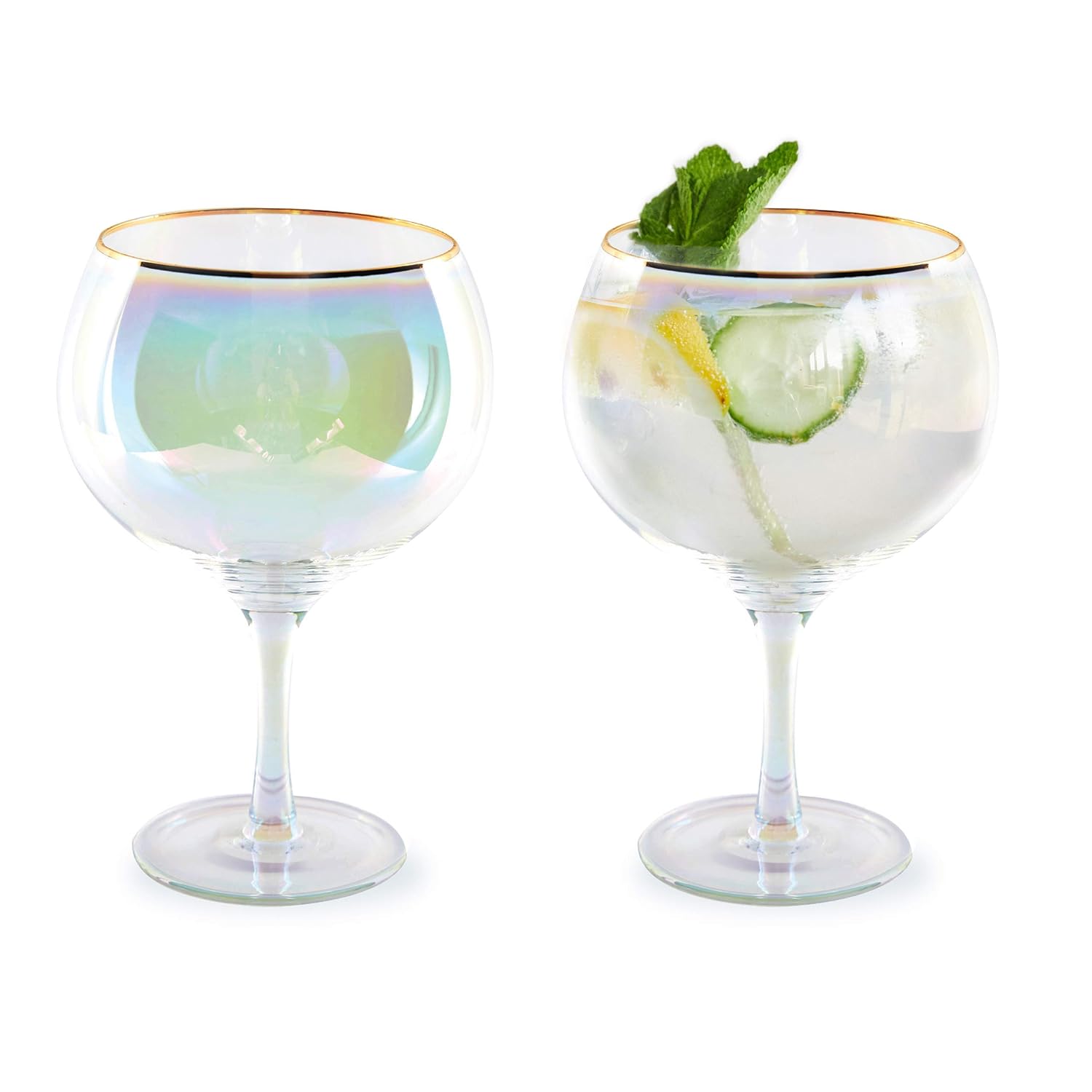 Buy Rainbow Gin Balloon Glasses | Tinted Borosilicate Cocktail Glasses ...