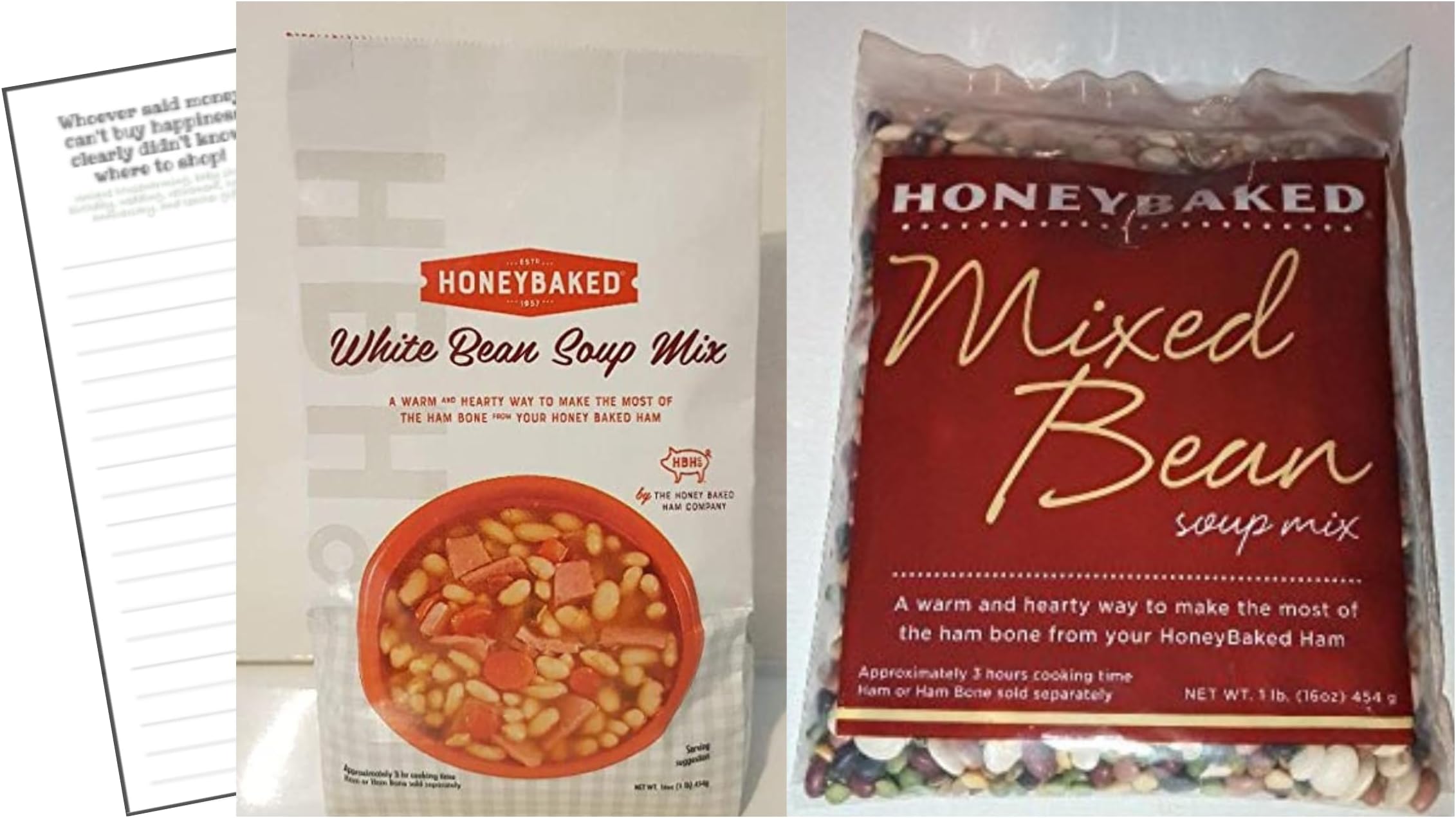 Amazon.com : Honey Baked Ham Soup Mix Bundle - Mixed Bean Soup Mix ...