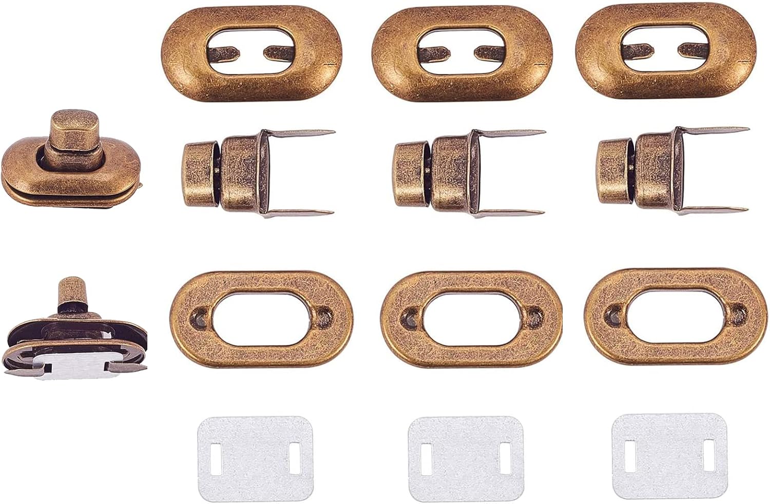 Amazon.com: PH PandaHall 10 Sets Iron Purse Twist Turn Lock Meal Bag ...