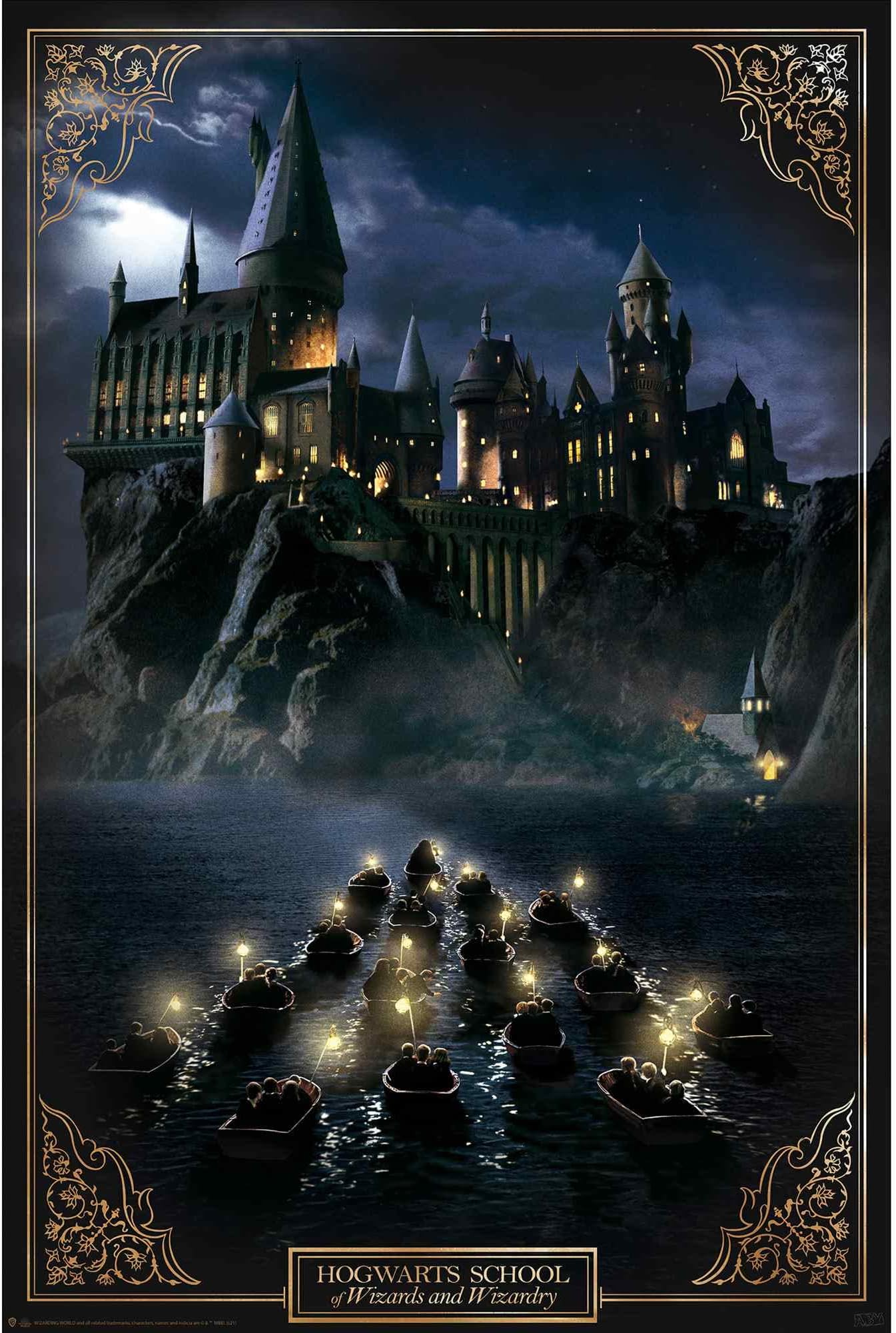 Hogwarts Poster 24x36 Harry Potter Hogwarts Poster - 24x36 Inch ...