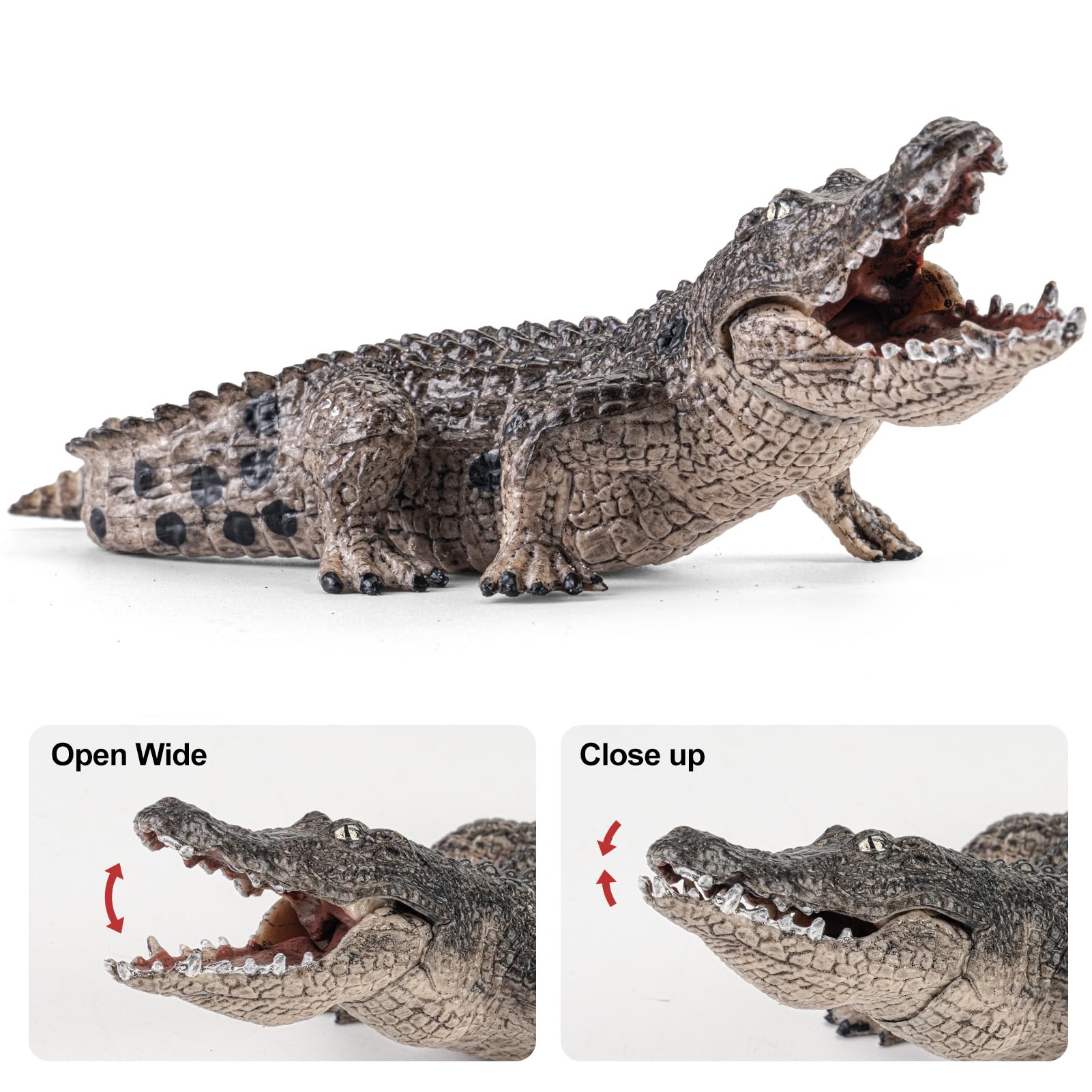 Safari Animals Figures Wild Animal Crocodile Model Action Figures Nile ...