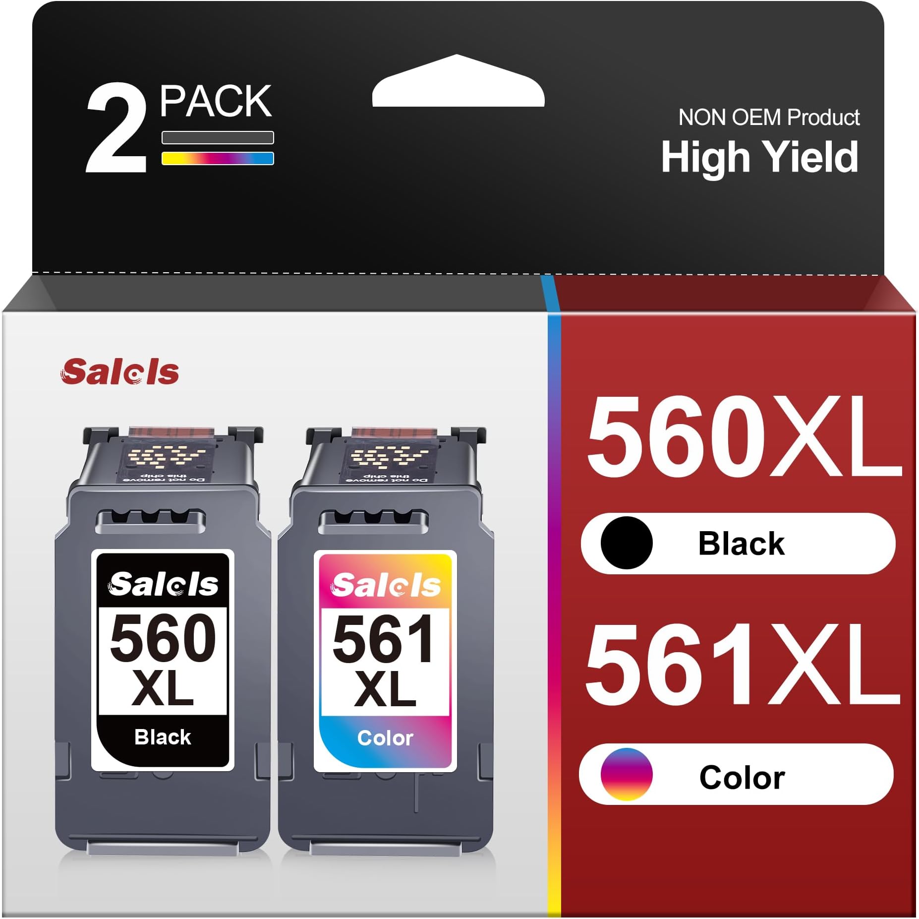 Canon PG560 Black & CL561 Colour Original Ink Cartridge Combo Pack ...