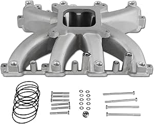 Amazon.com: JGhyperX 300-136 Intake Manifold Aluminum EFI LS Single ...