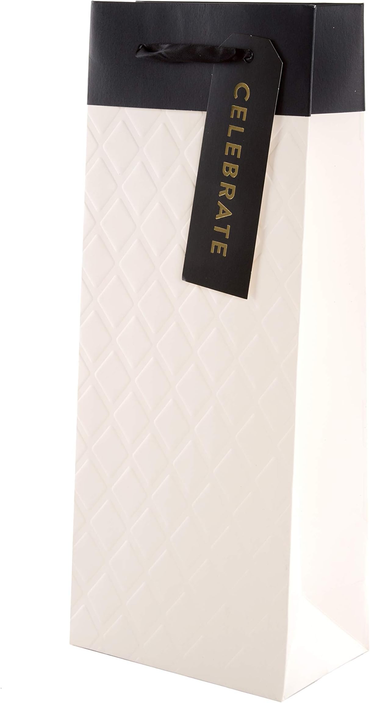Hallmark Multi-Occasion Bottle Bag - Embossed 'Quilted' Design ...