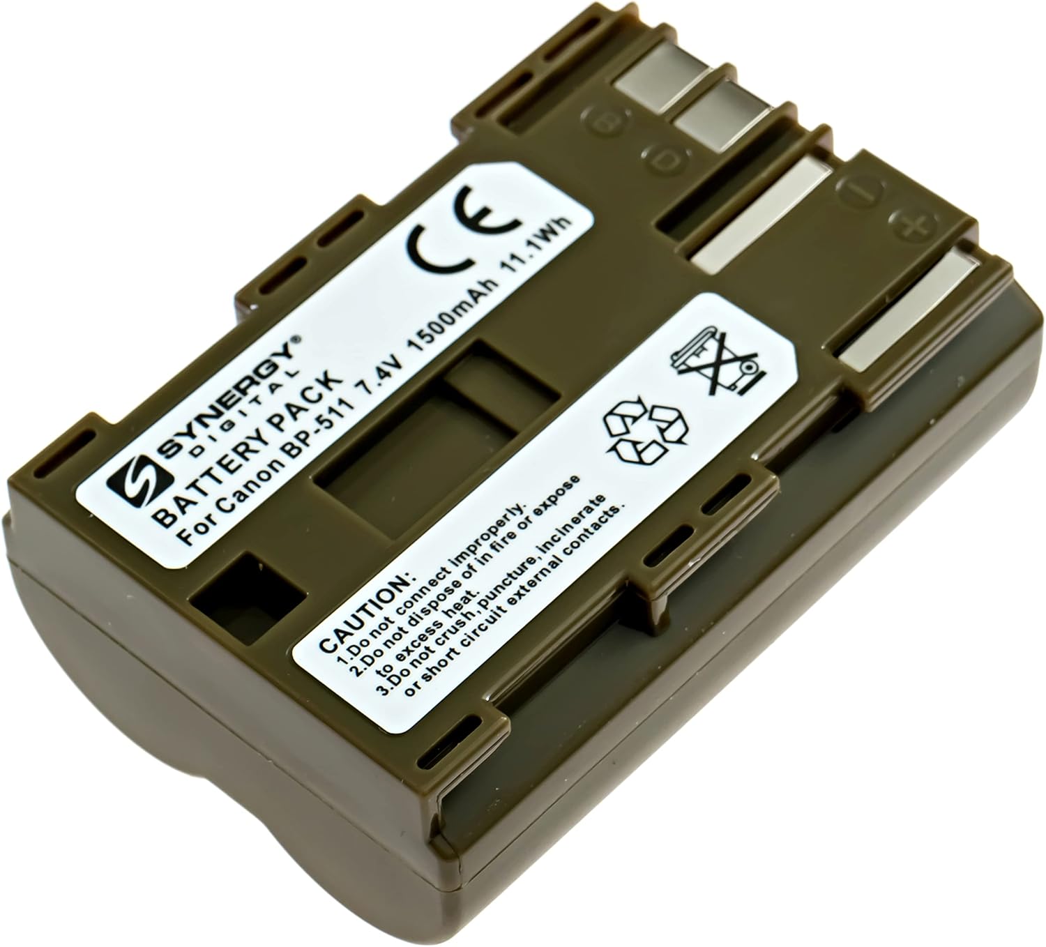 Amazon.com : Synergy Digital Camera Battery, Compatible with Canon EOS ...