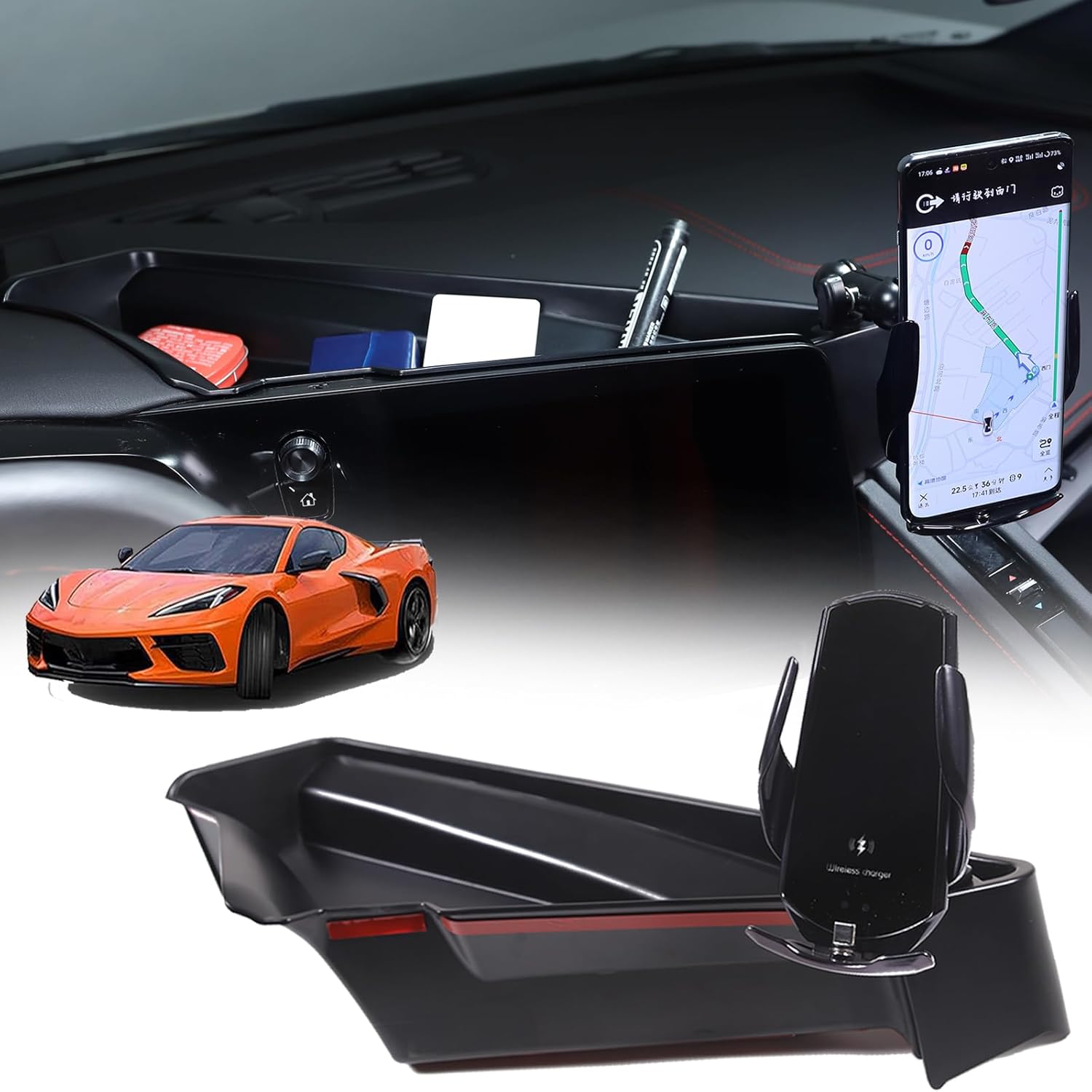 Amazon.com: Sekhyna Navigation Screen Back Storage Box Compatible ...