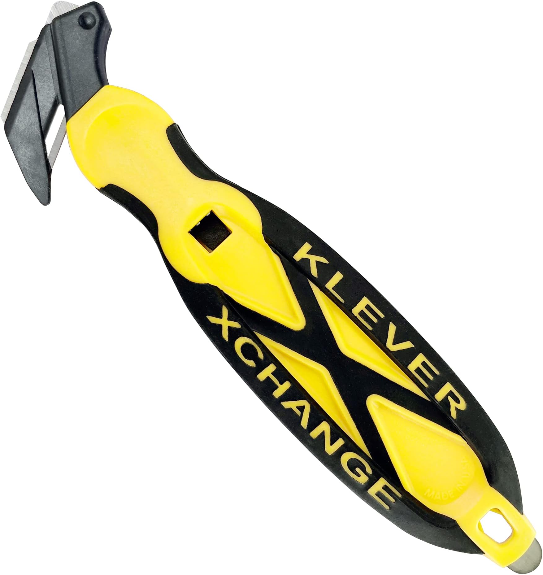 Klever XChange, Safety Knife Cutter, Replaceable Head, Yellow - Utility ...
