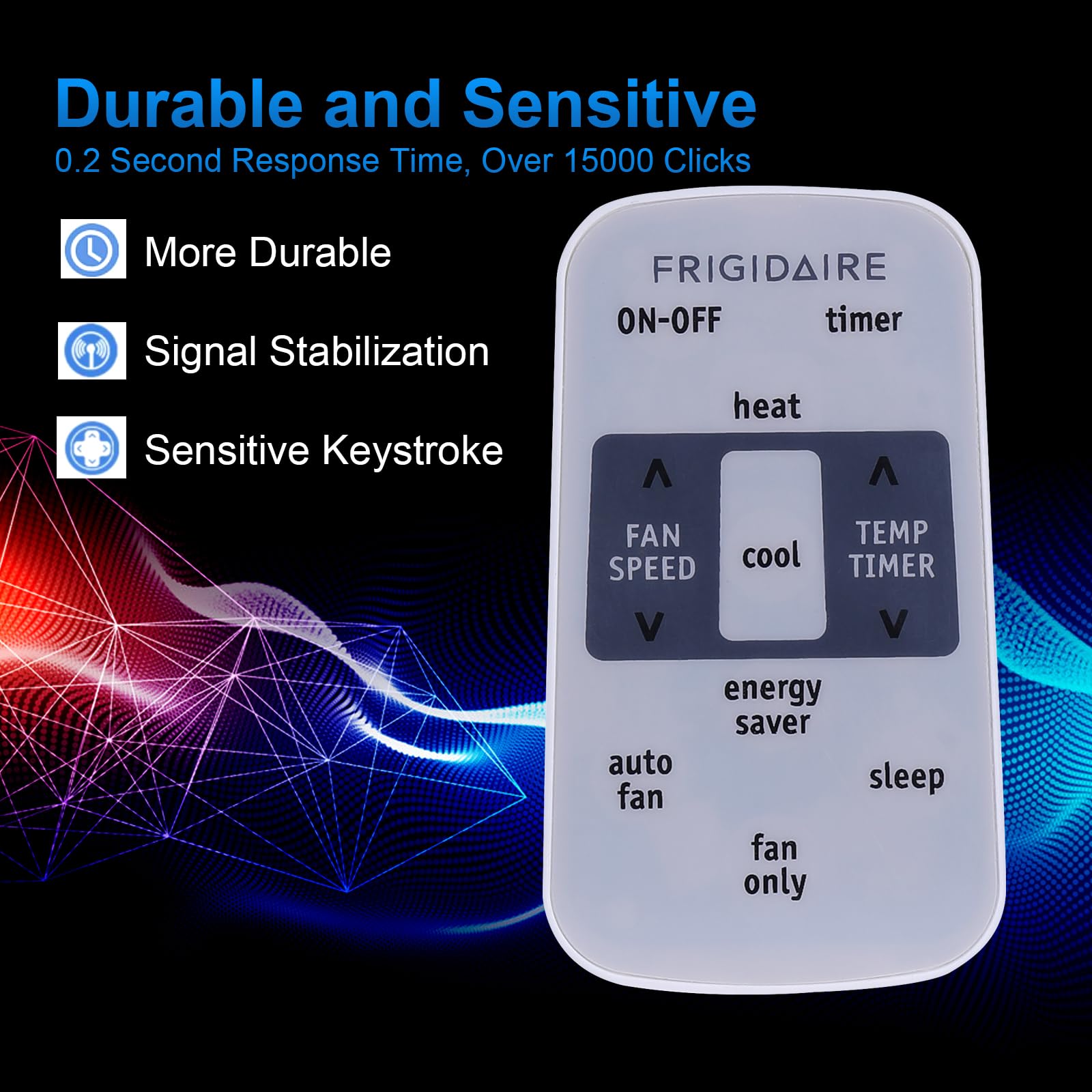 Snapklik.com : Replacement For Frigidaire Air Conditioner Remote ...