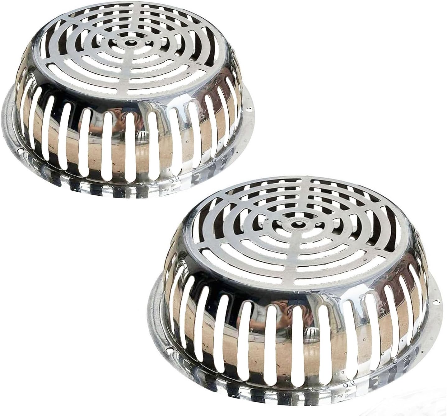 Amazon.com: YunGenu SUS304 Stainless Steel Roof Dome Drain Cover ...