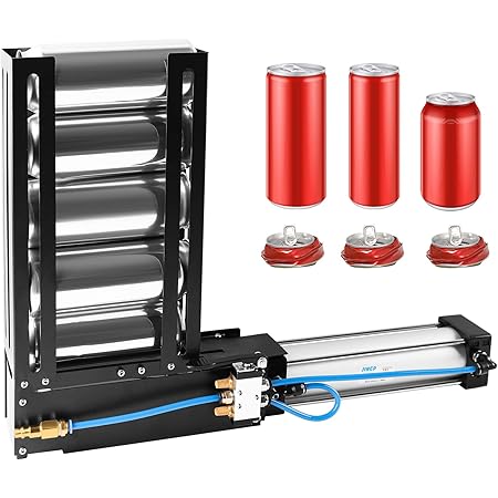 Amazon.com: Aluminum Can Crusher, Heavy Duty Pneumatic Cylinder Soda ...