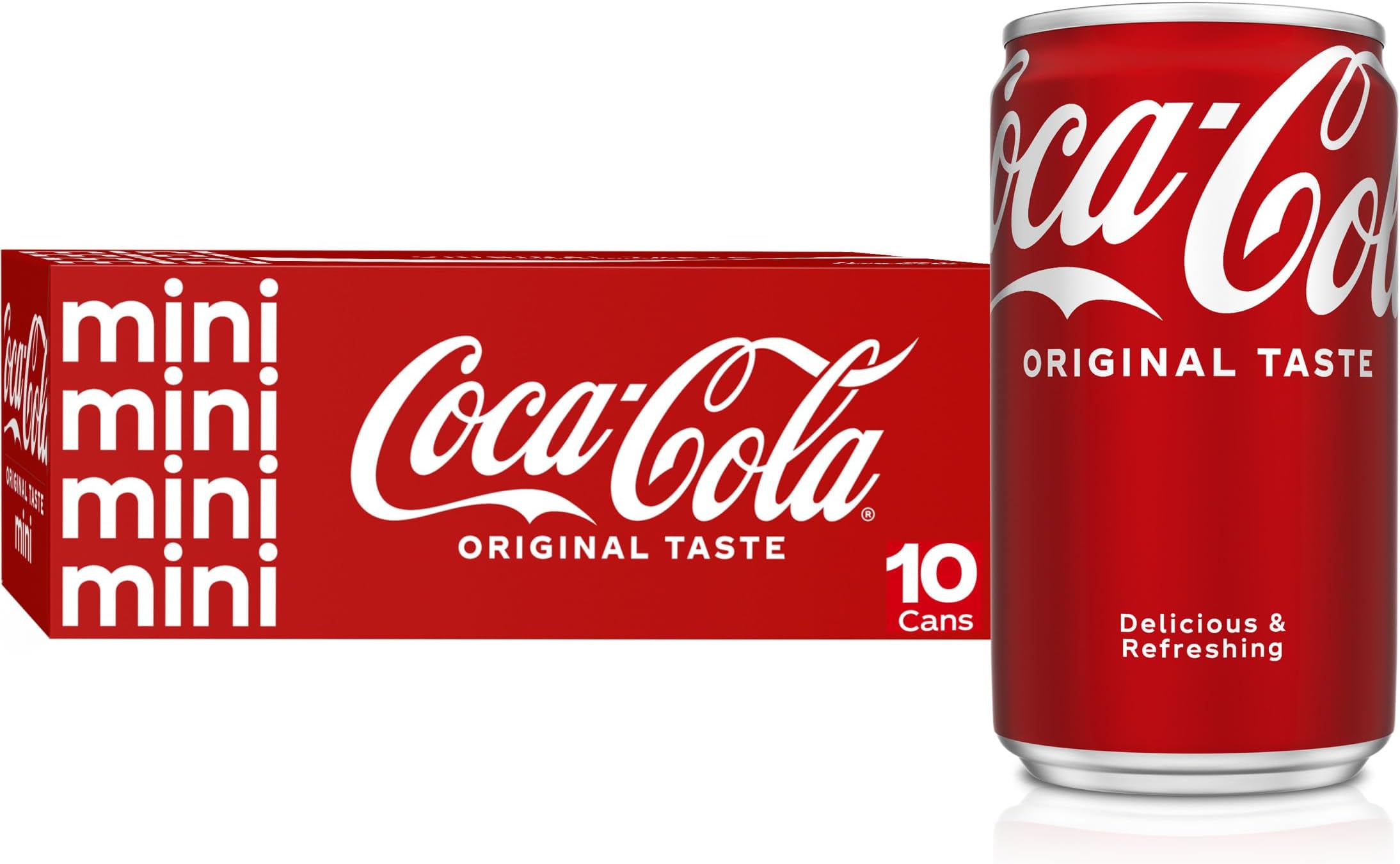 Amazon.com : Coca-Cola Mini Can Variety Pack, 7.5 Fl Oz, Pack Of 30 (10 ...