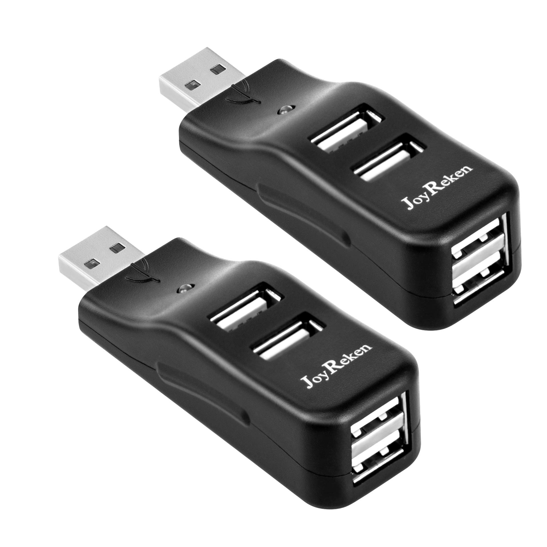 Buy 4 Port USB Hub, JoyReken 2-Pack Mini USB 2.0 Data Hub Splitter ...
