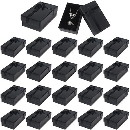 24 Pack Jewellery Gift Boxes Bulk, Small Gift Boxes with Lids and ...