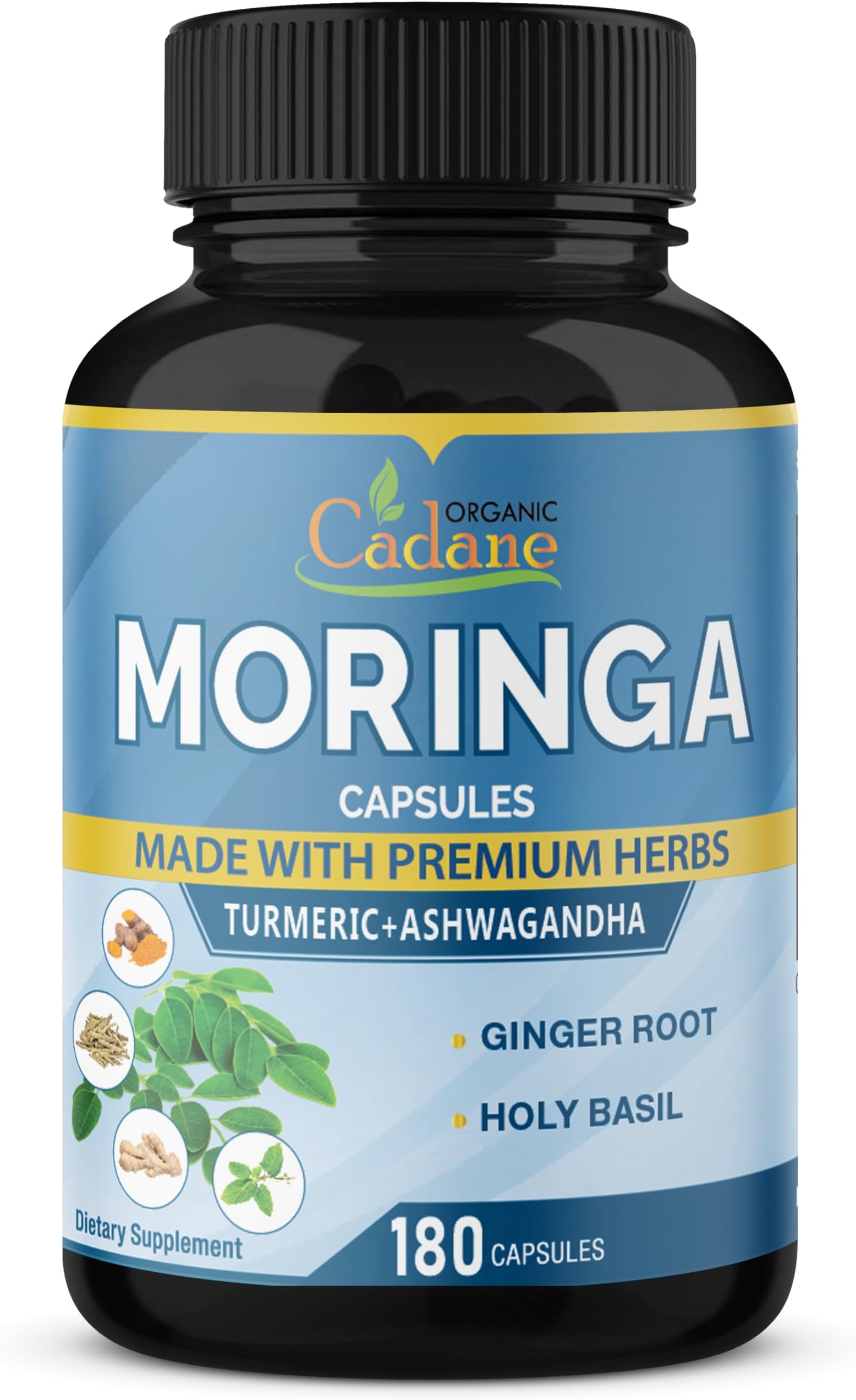 Amazon.com: Ginger Root Moringa Leaf and Seed Capsule Value Packs ...