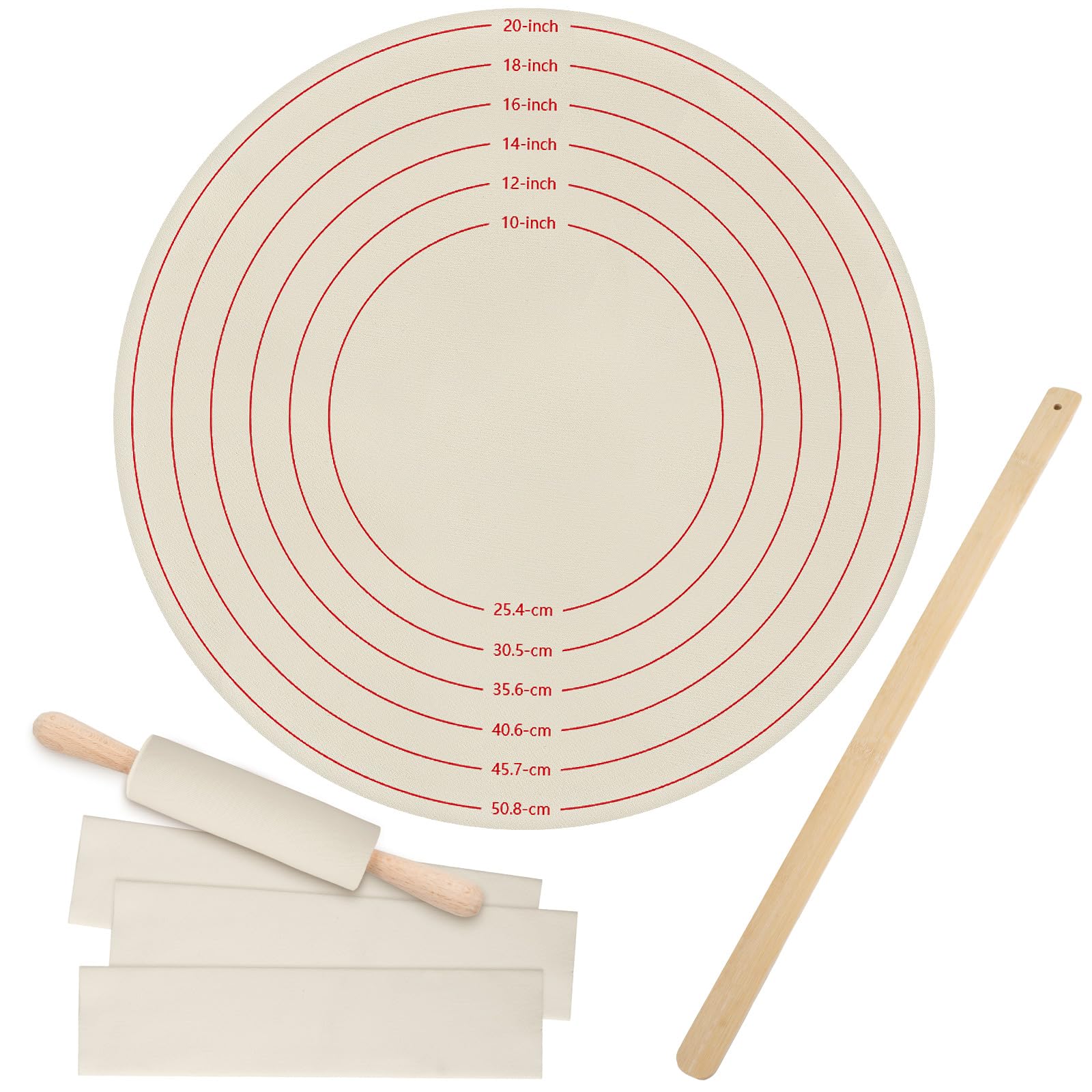 Amazon.com: Jingmore 5 Pcs Traditional Norwegian Lefse Making Kit,20 ...