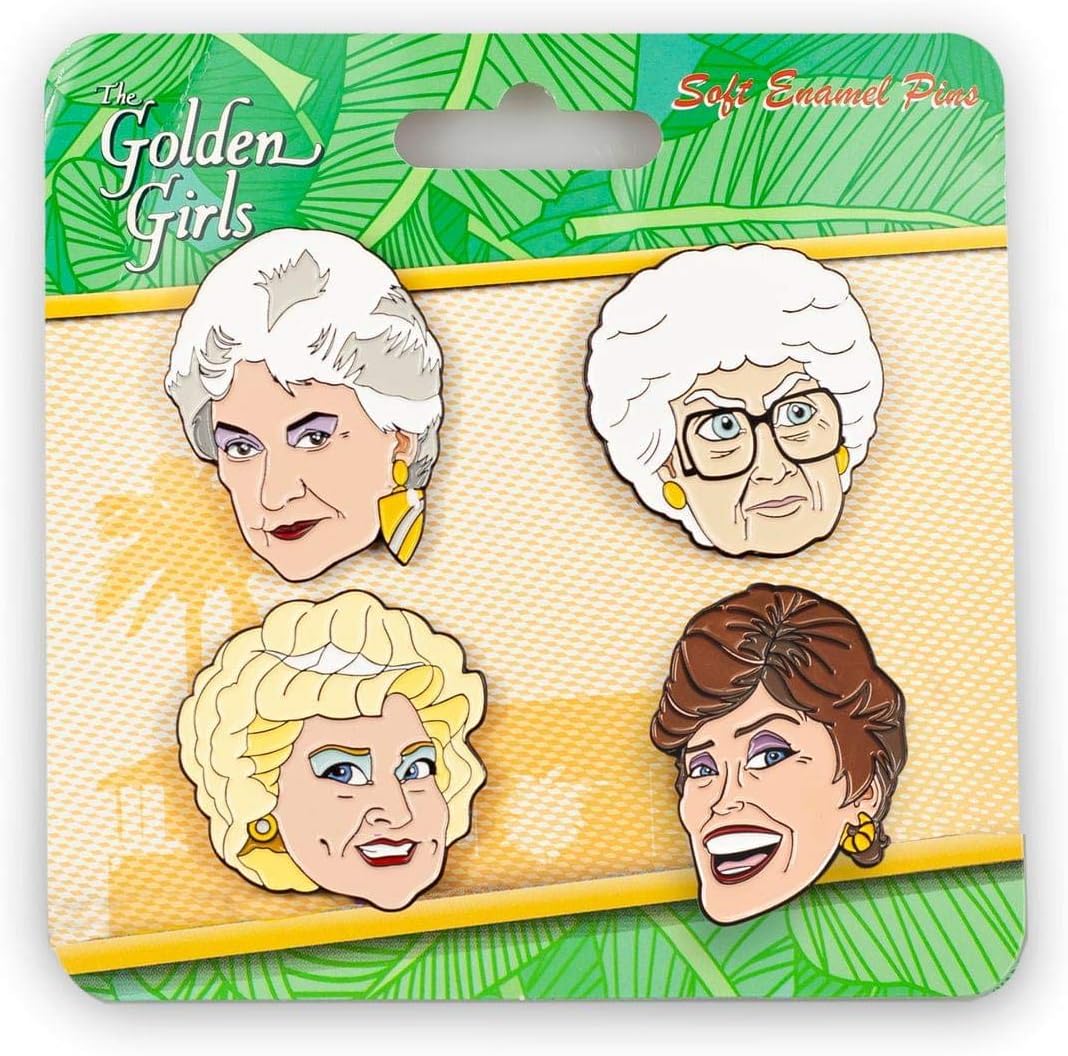 Amazon.com: Golden Girls Collector Enamel Pin Set | 4 Pieces | Blanche ...