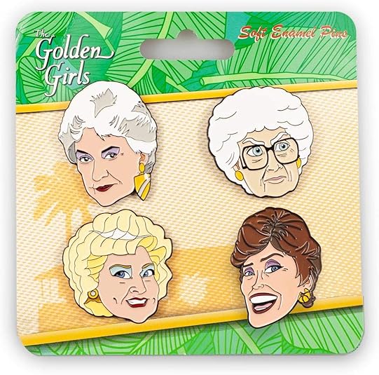 Amazon.com: Golden Girls Collector Enamel Pin Set | 4 Pieces | Blanche ...