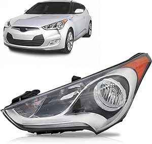 ALLIGATOR - Luces de repuesto para faros halógenos Hyundai Veloster ...