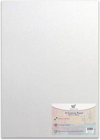 A1 Canvas Panel Stretched Blank Canvas Board Primed Artist Boards 100% ...