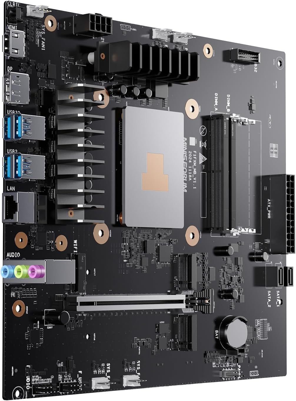 MINISFORUM BD795M M-ATX Motherboard with AMD Ryzen 9 7945HX, 16C/32T ...