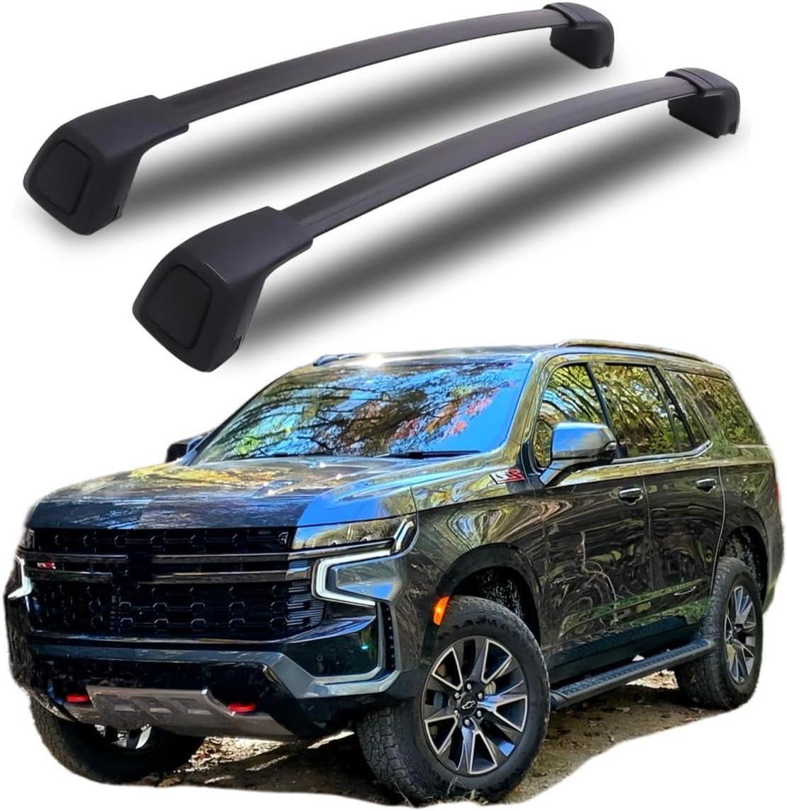 Amazon.com: Roof Racks Aluminum Alloy ONLY Rail Cross Bars Rail Fit for ...