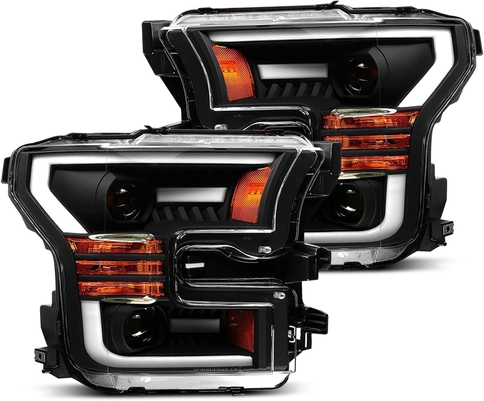 Amazon.com: AlphaRex USA 880163 Nova Series Projector Headlights fits ...